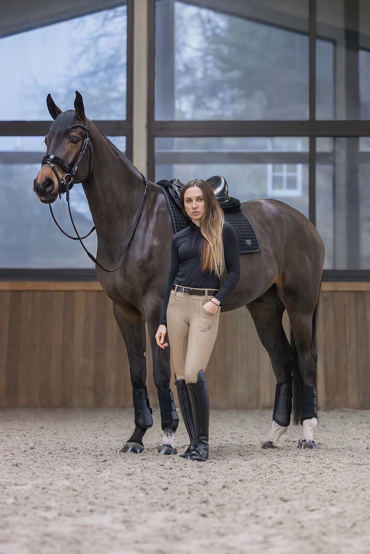 Reithose Beige - Klassisch & Schick | Maya Delorez