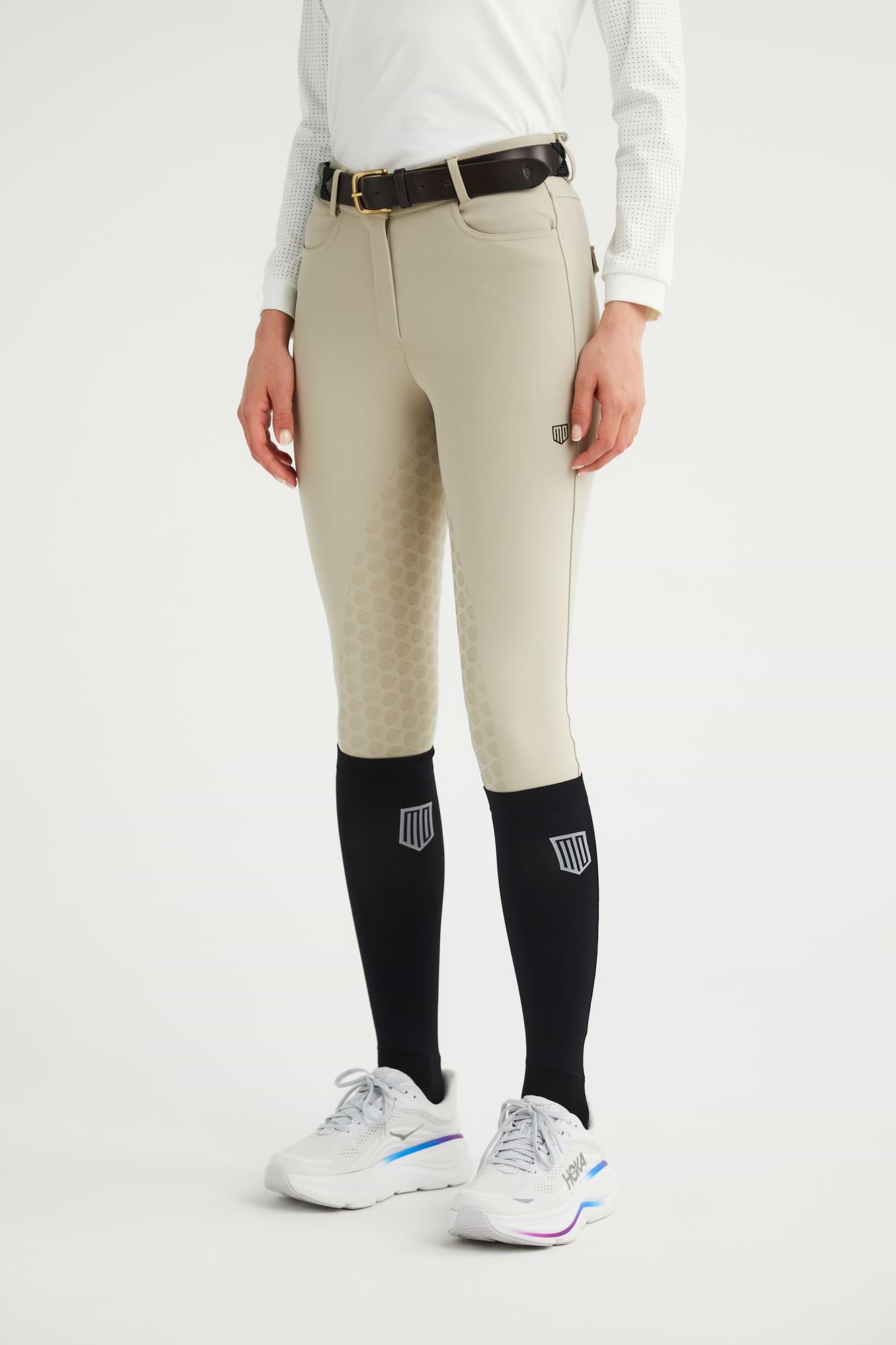 Tan Athlete Breeches | Maya Delorez