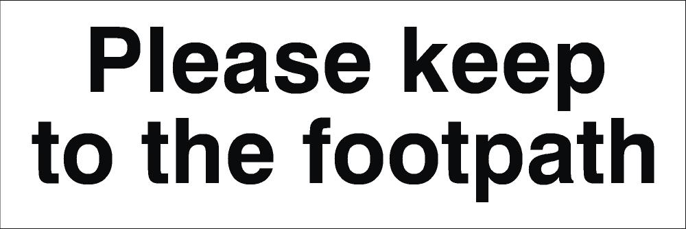 Raymac Keep To Path Sign | Griggs Agri