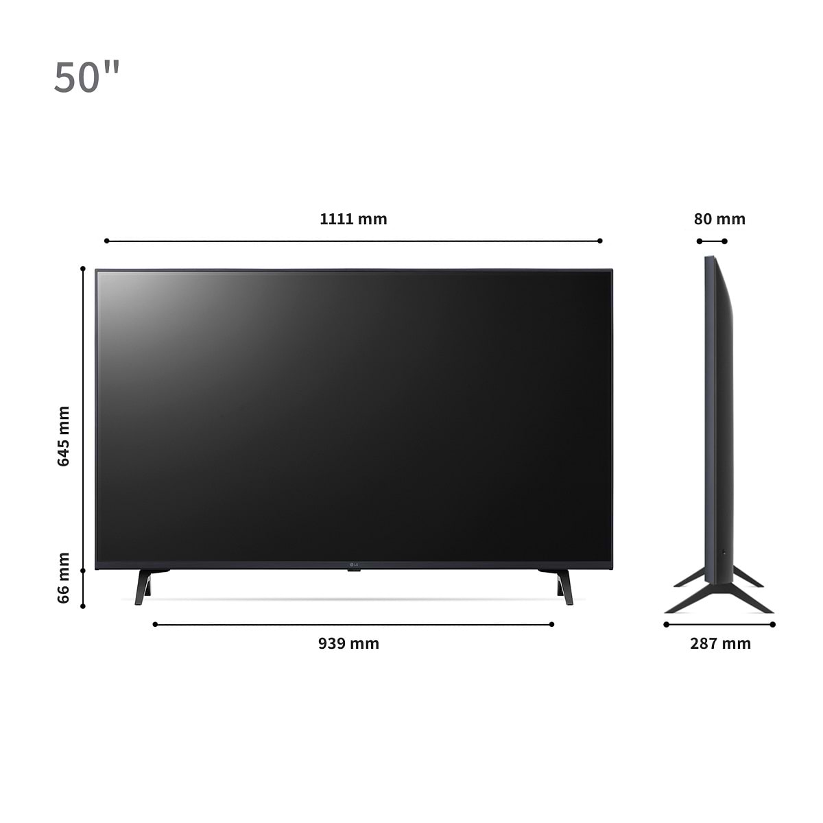 טלוויזיה חכמה LG 50UR73006LA 4K ‏50 ‏אינטש