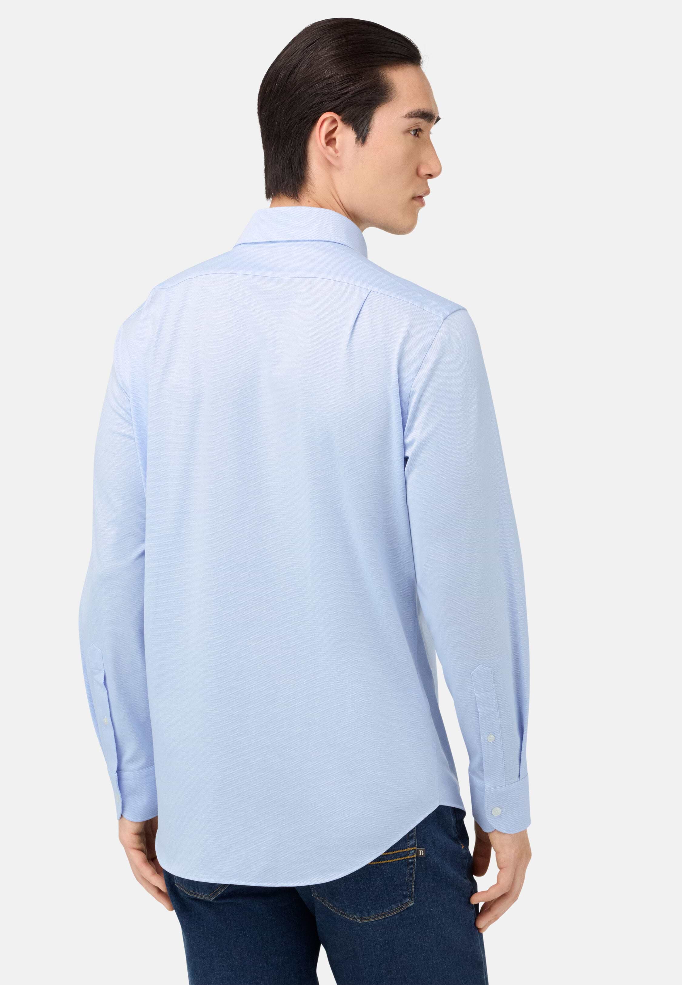 Men's Regular Fit Japanese Jersey Polo Shirt | Boggi Milano