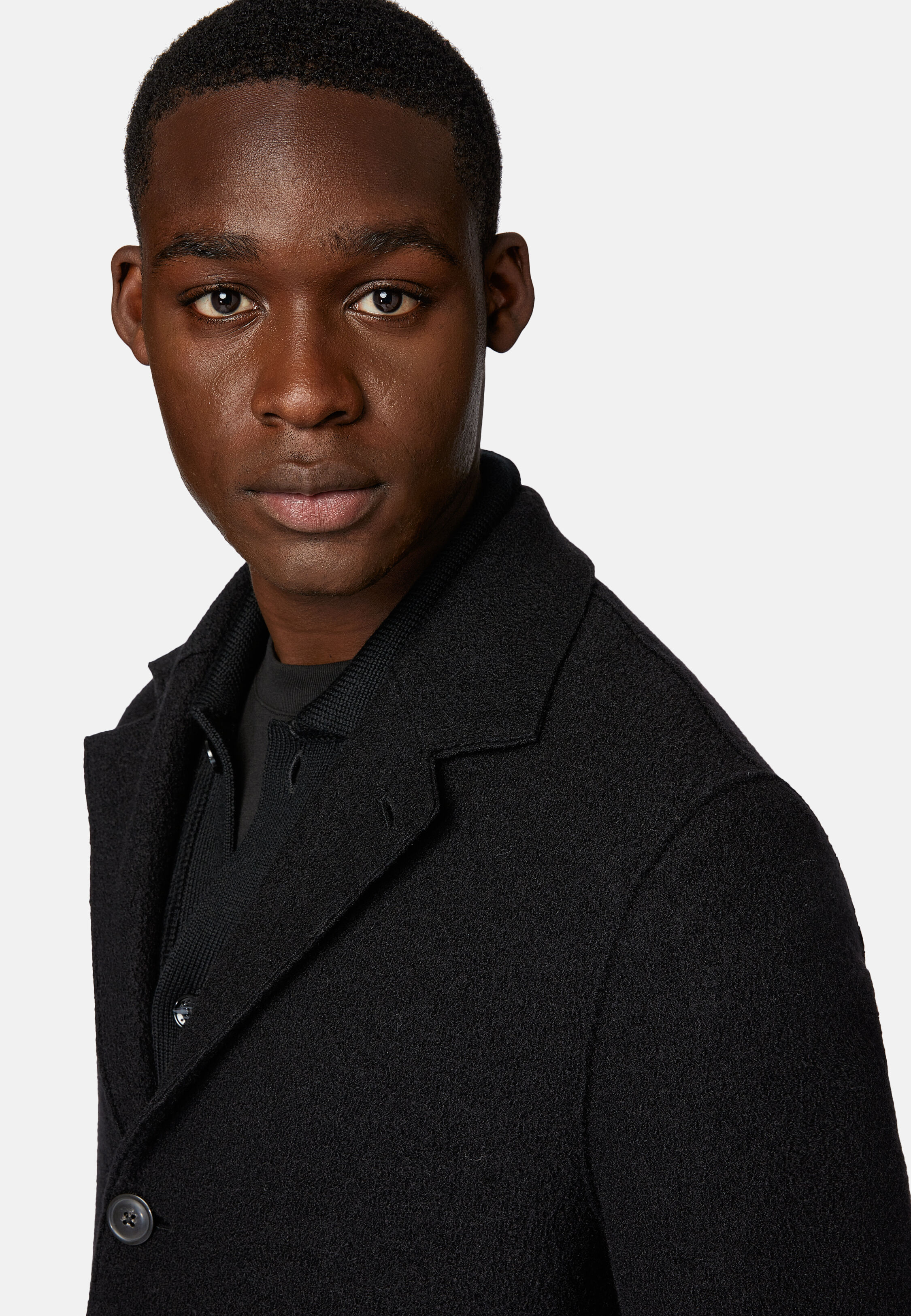 Men's Single-breasted Wool Coat | Boggi Milano