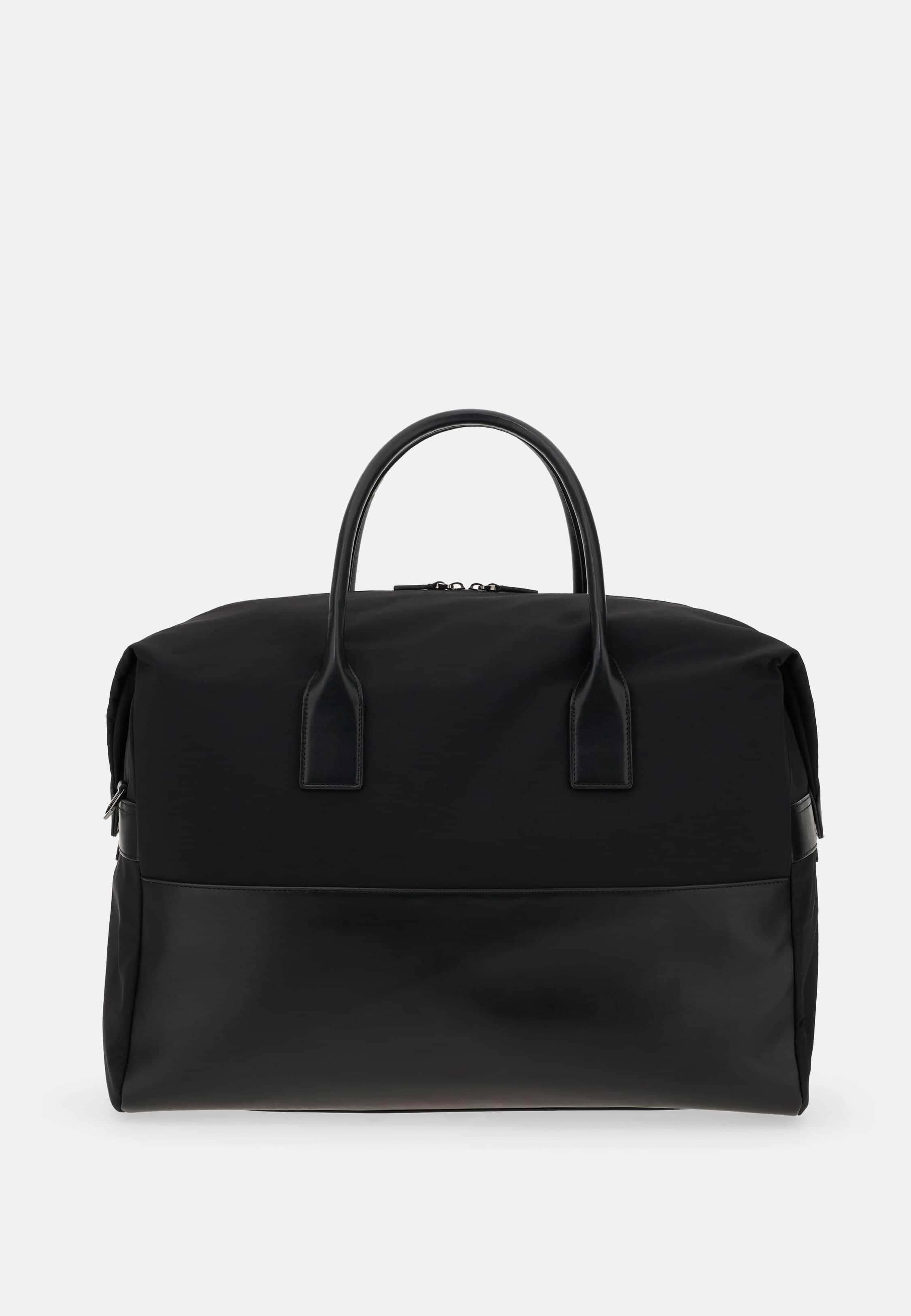Men's Technical Fabric Travel Bag, Black | Boggi Milano