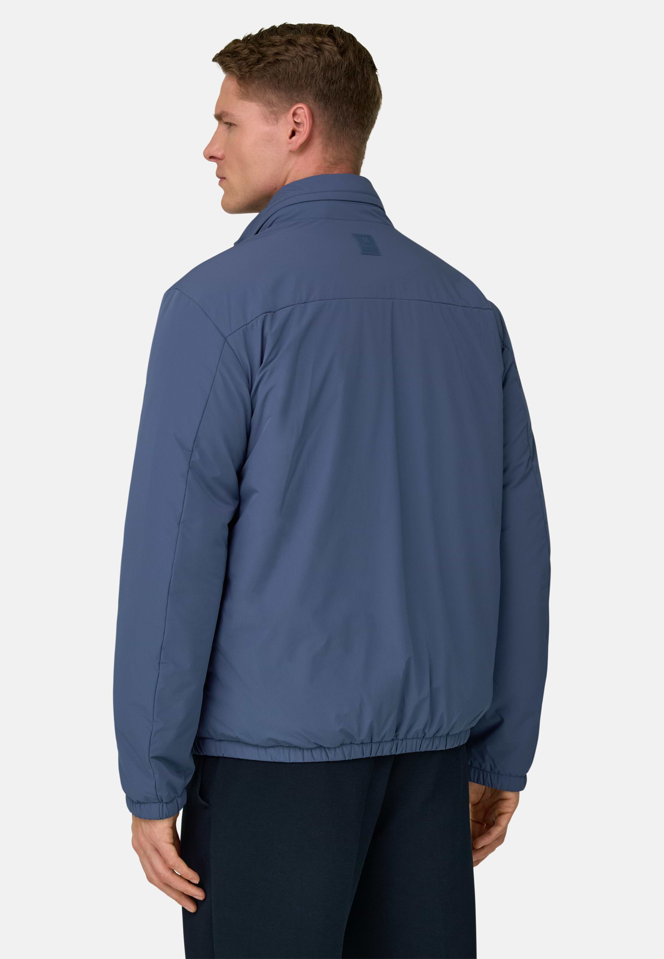Men's Technical Fabric Bomber Jacket | Boggi Milano