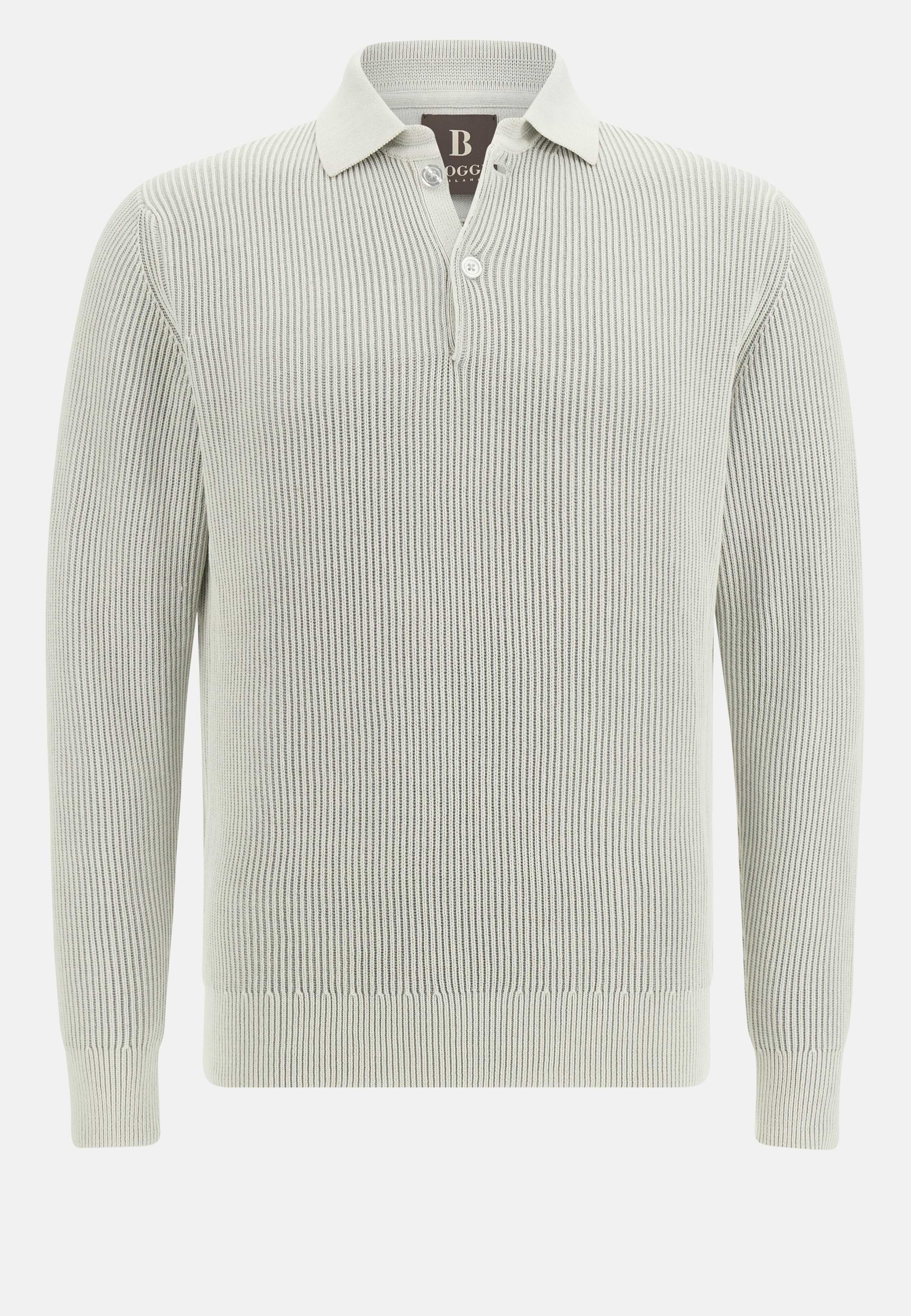 Men's 100% Organic Cotton Knitted Polo Shirt | Boggi Milano Men's 100% Organic Cotton Knitted Polo Shirt | Boggi Milano