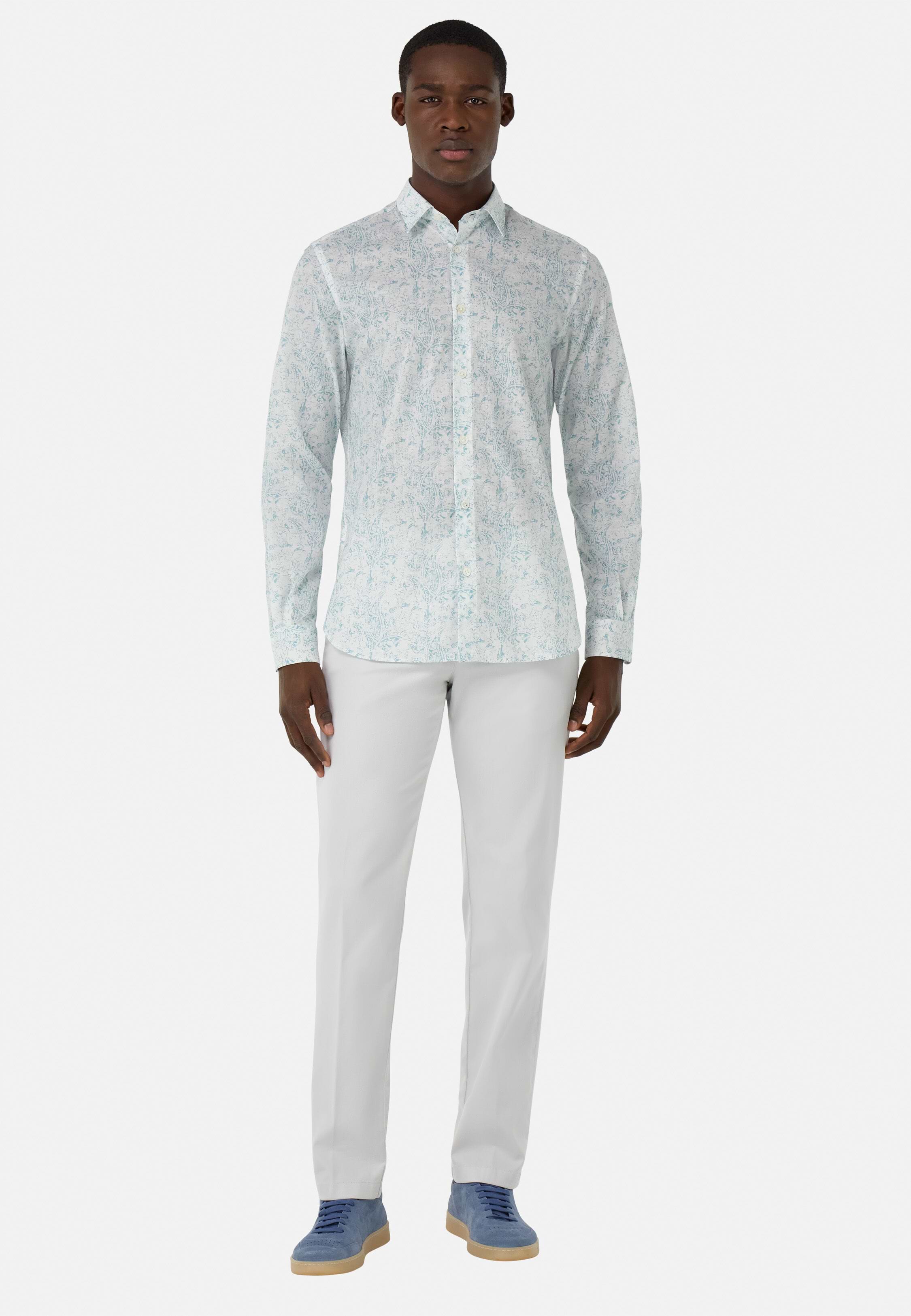 Men's Regular Fit Cotton Shirt | Boggi Milano