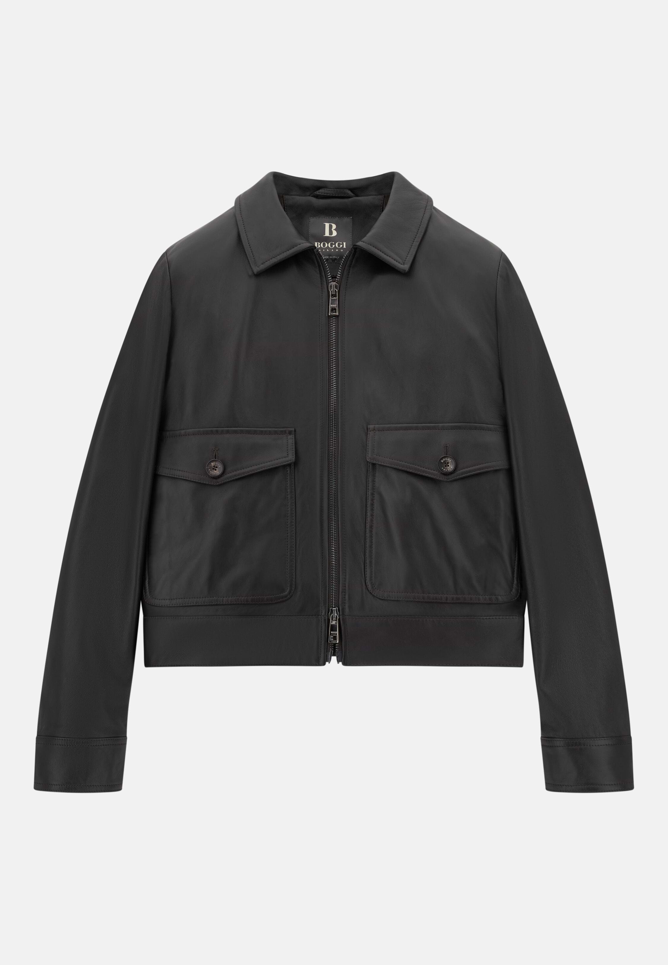Men's Genuine Leather Jacket | Boggi Milano