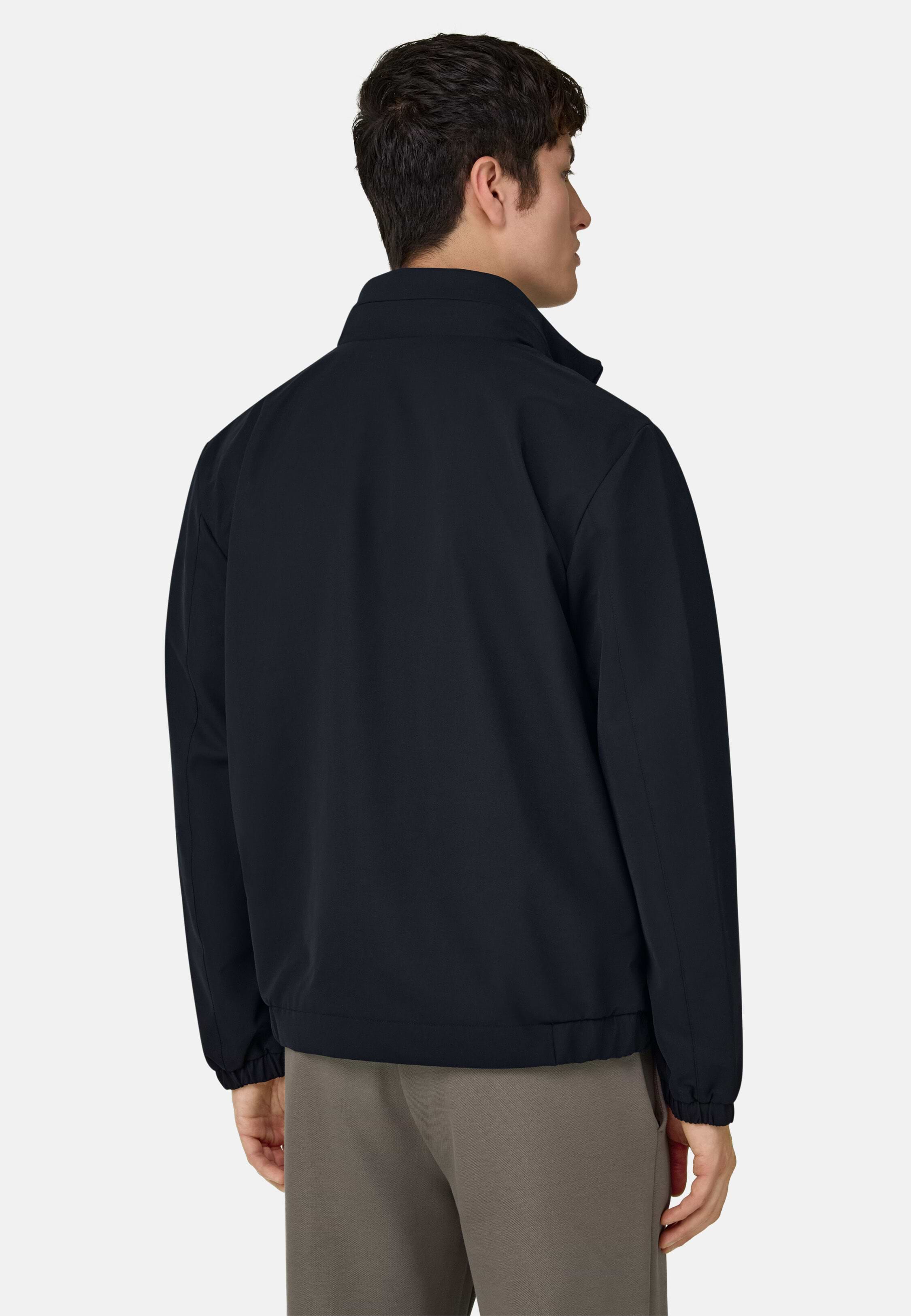 Men's Technical Fabric Bomber Jacket | Boggi Milano