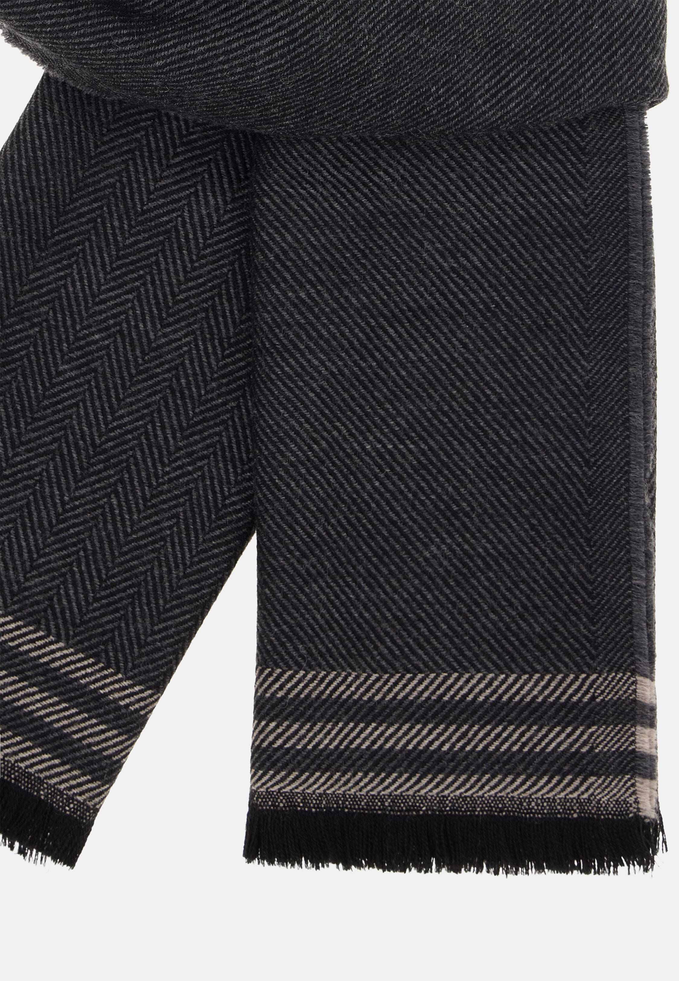 Herringbone Wool Scarf | Boggi