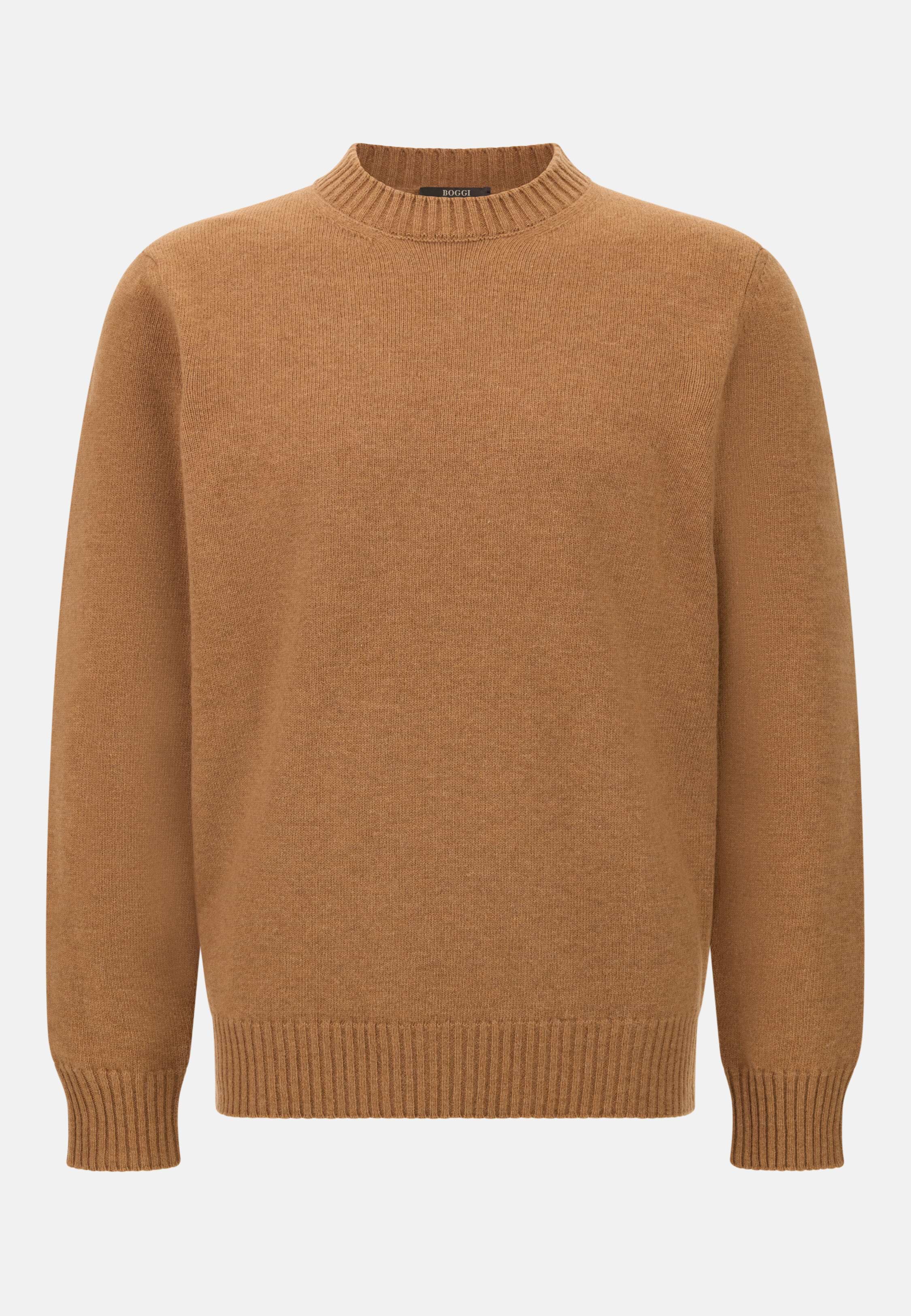 Wool Blend Crew Neck Jumper | Boggi