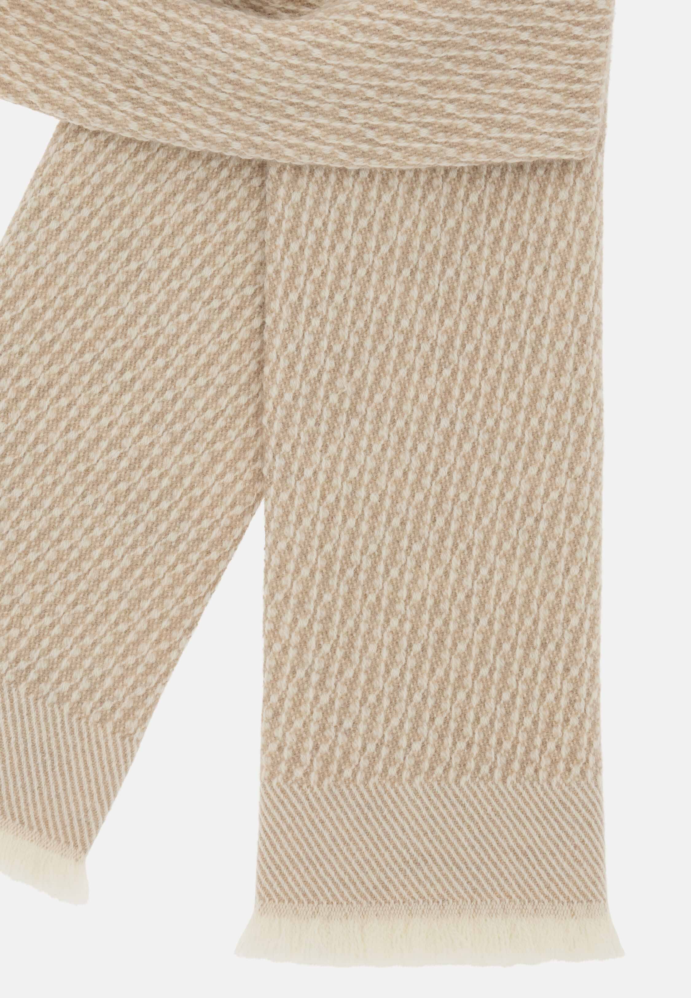 Jacquard Wool Scarf | Boggi