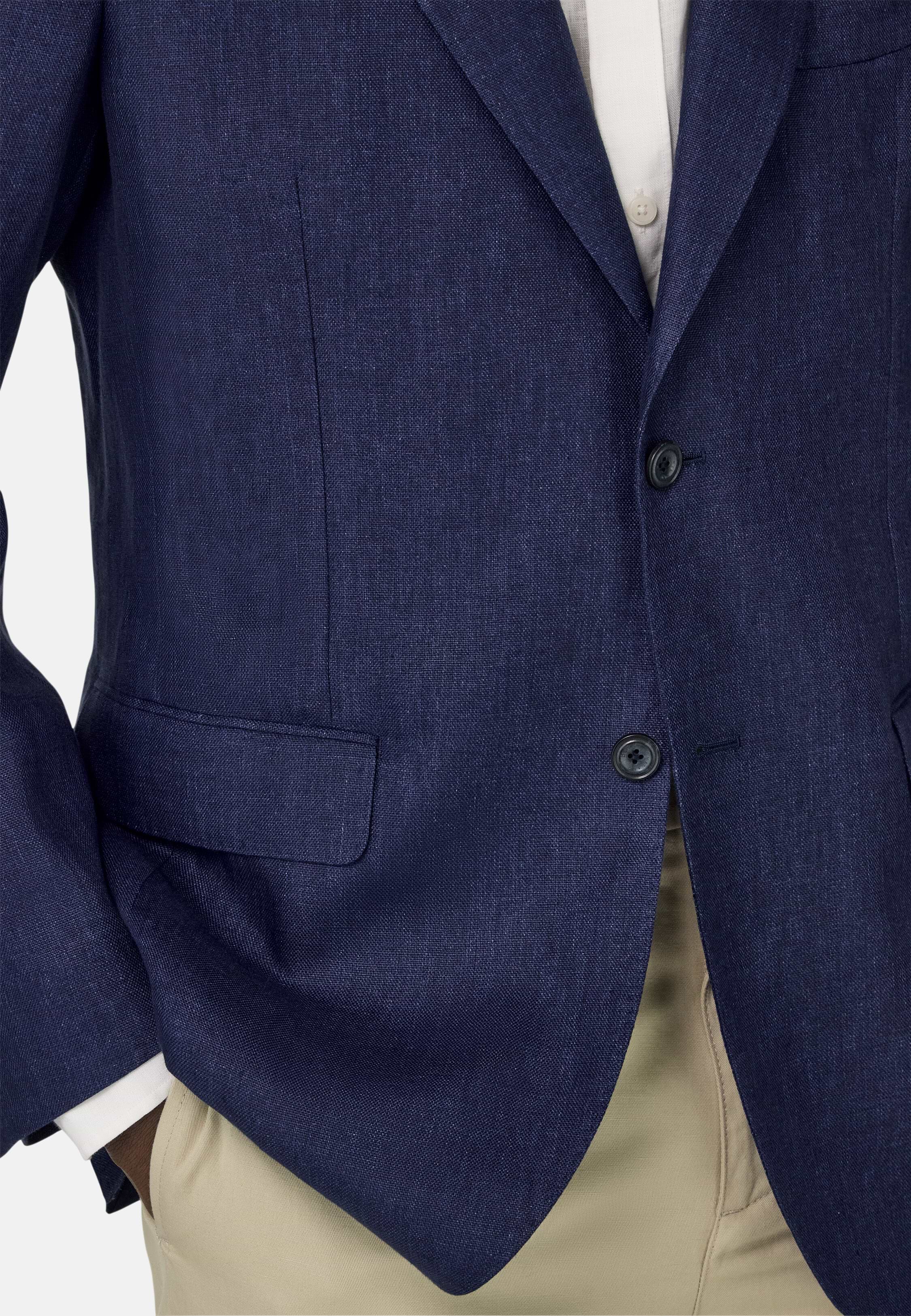 Veste En Pur Lin Homme | Boggi Milano