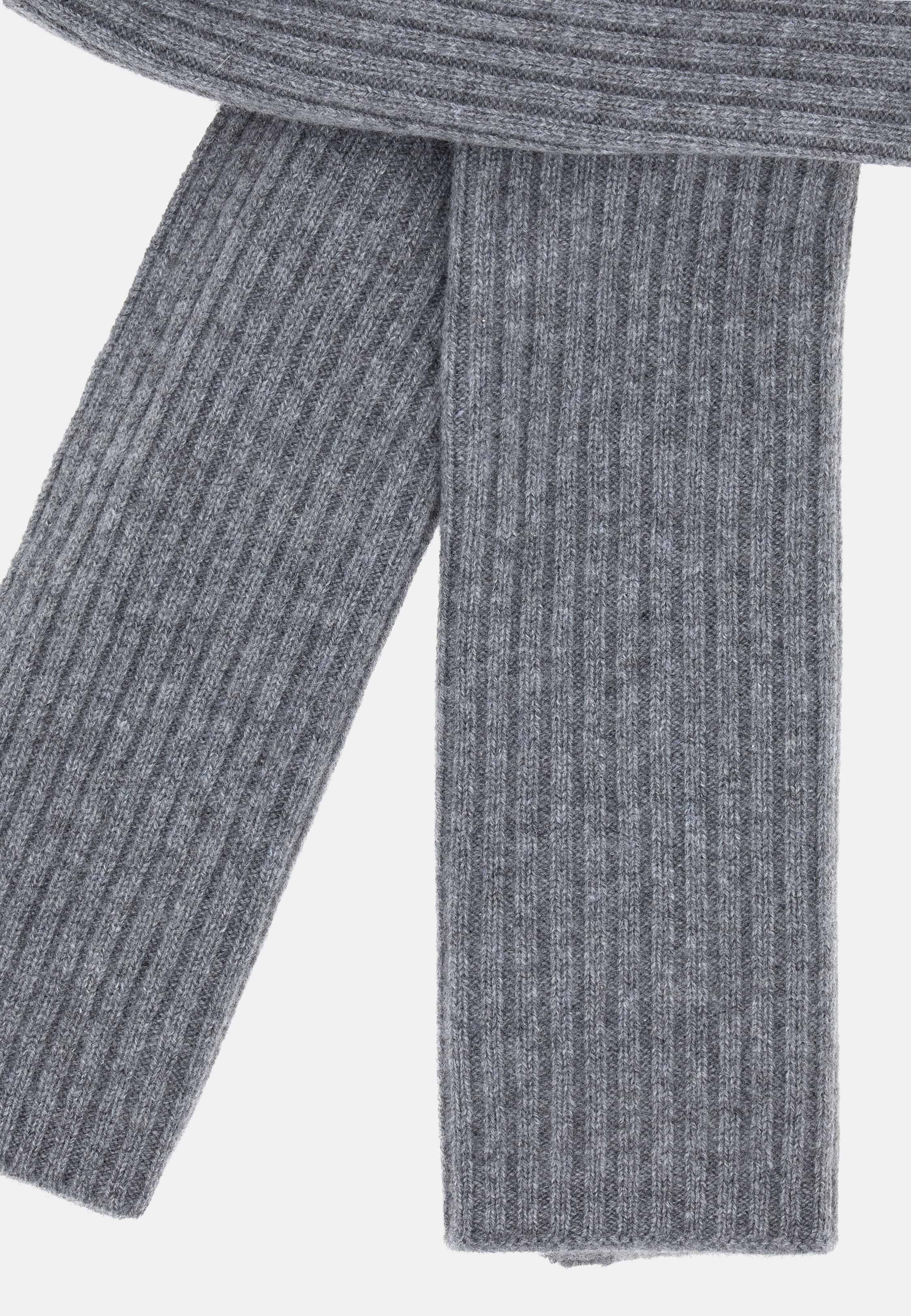 Ribbed Pure Cashmere Scarf | Boggi