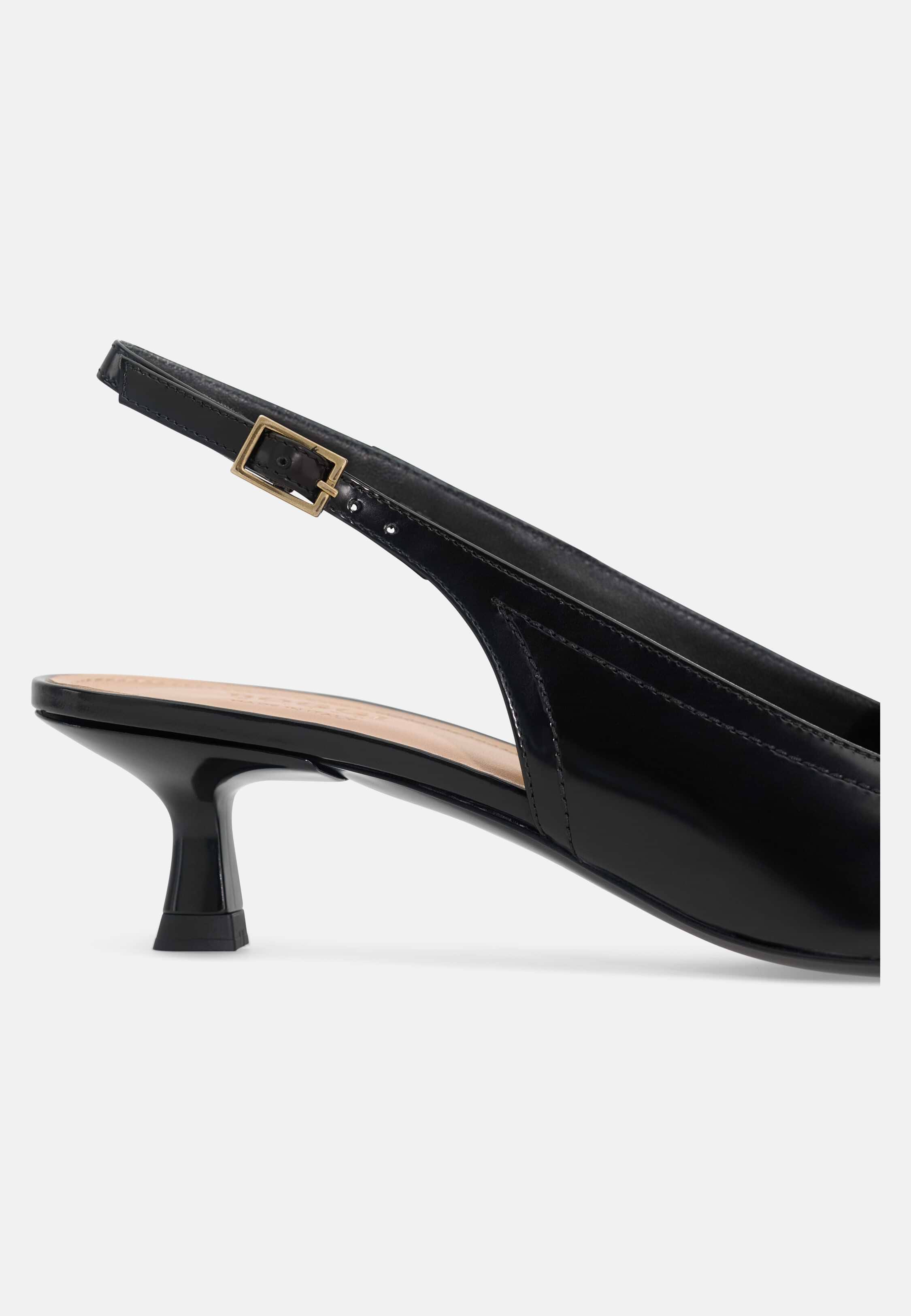 Men's Brushed Leather Slingbacks | Boggi Milano