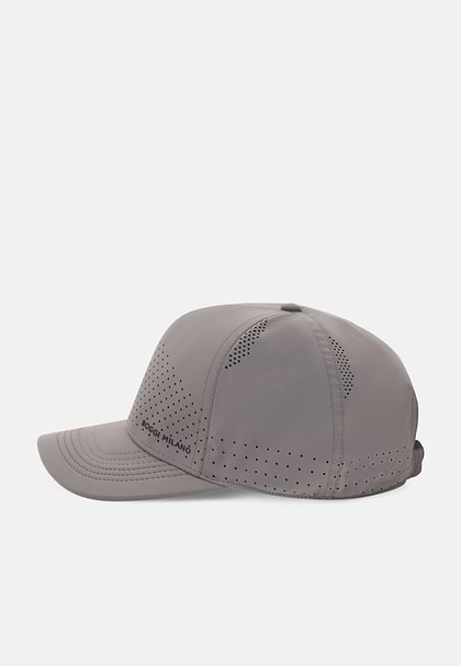 Gorra Con Visera De Tejido Técnico, Barro | Boggi Milano