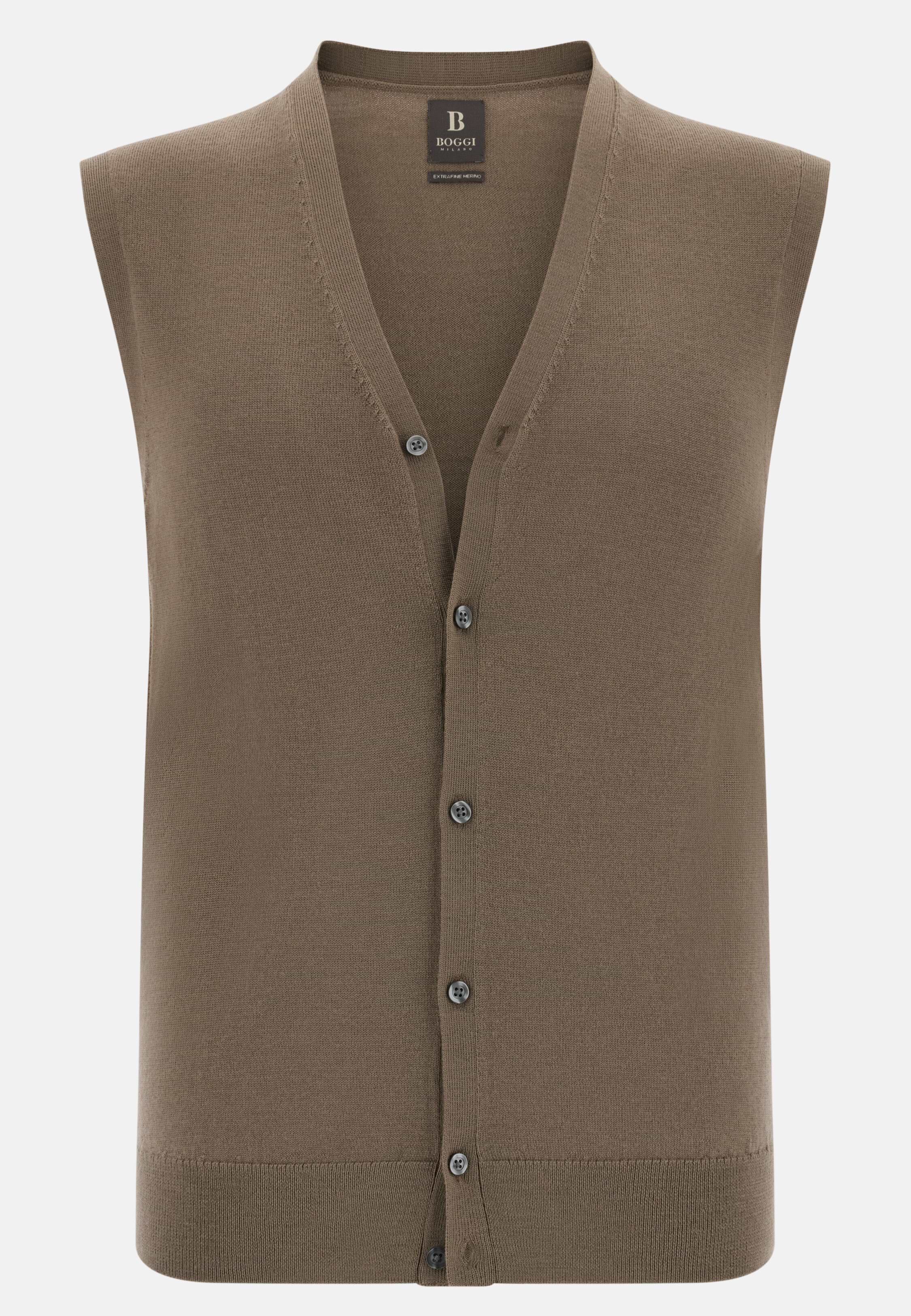 Men's Merino Wool Gilet | Boggi Milano