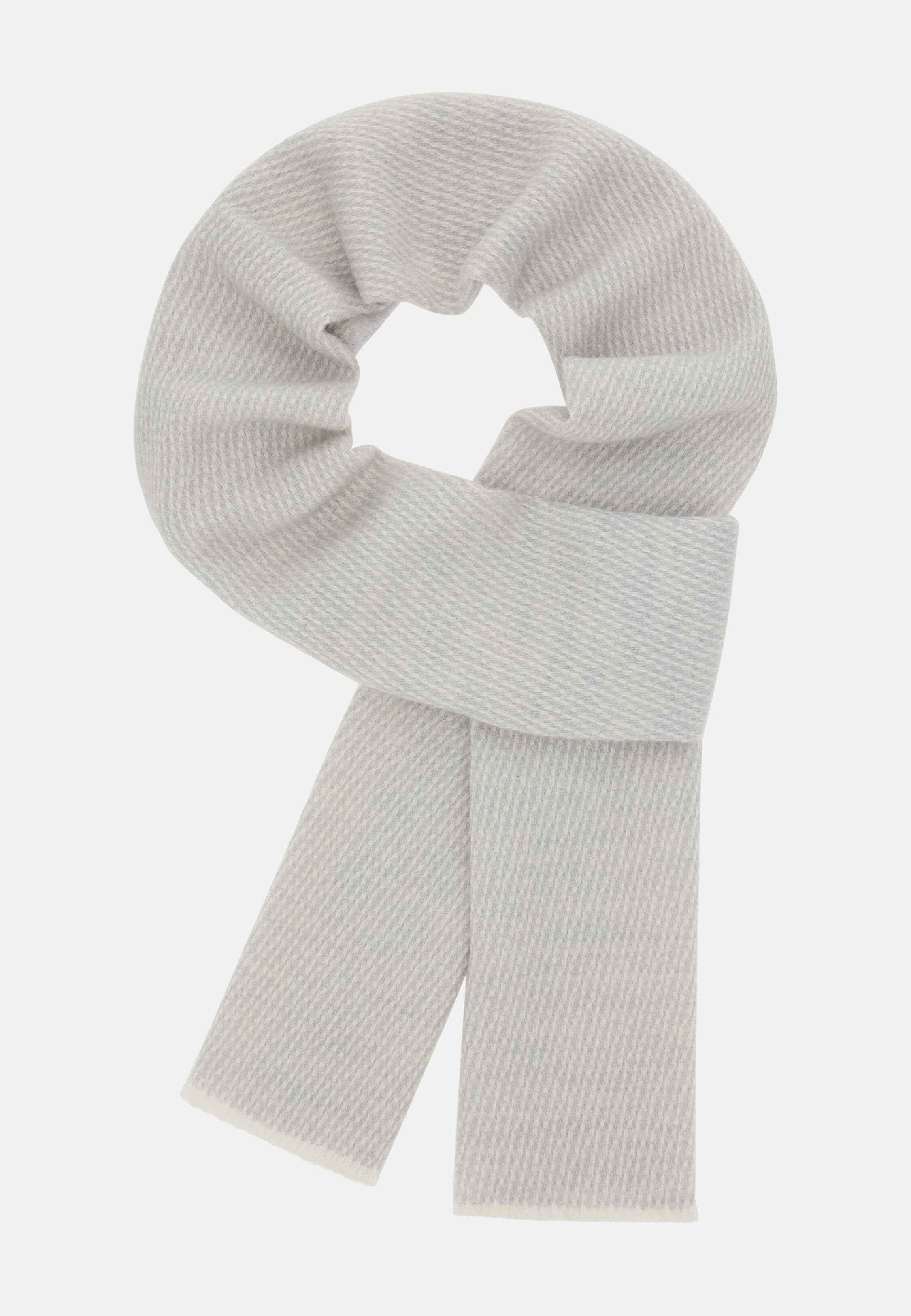Men's Jacquard Wool Scarf | Boggi Milano