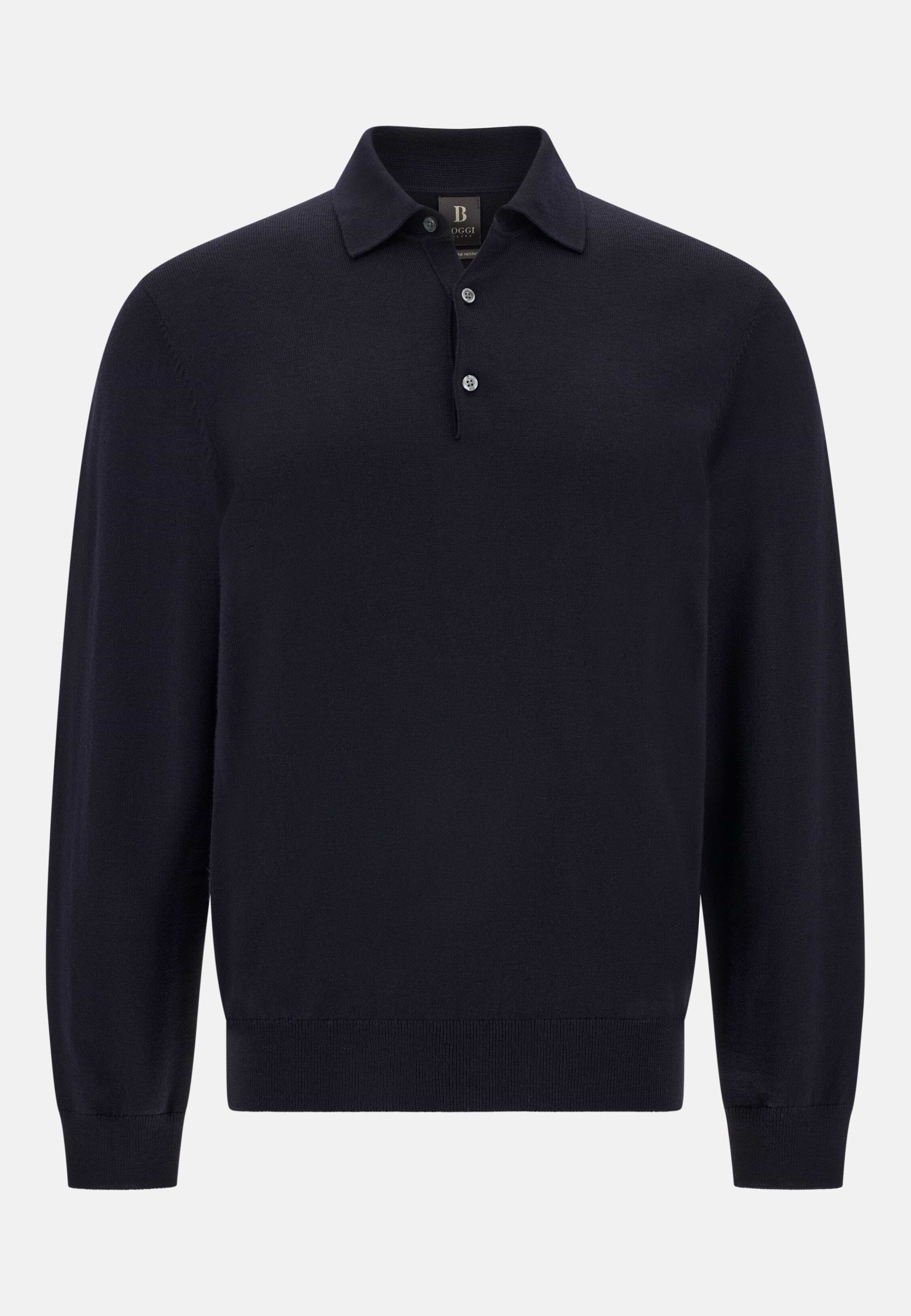 Men's Merino Wool Polo | Boggi Milano