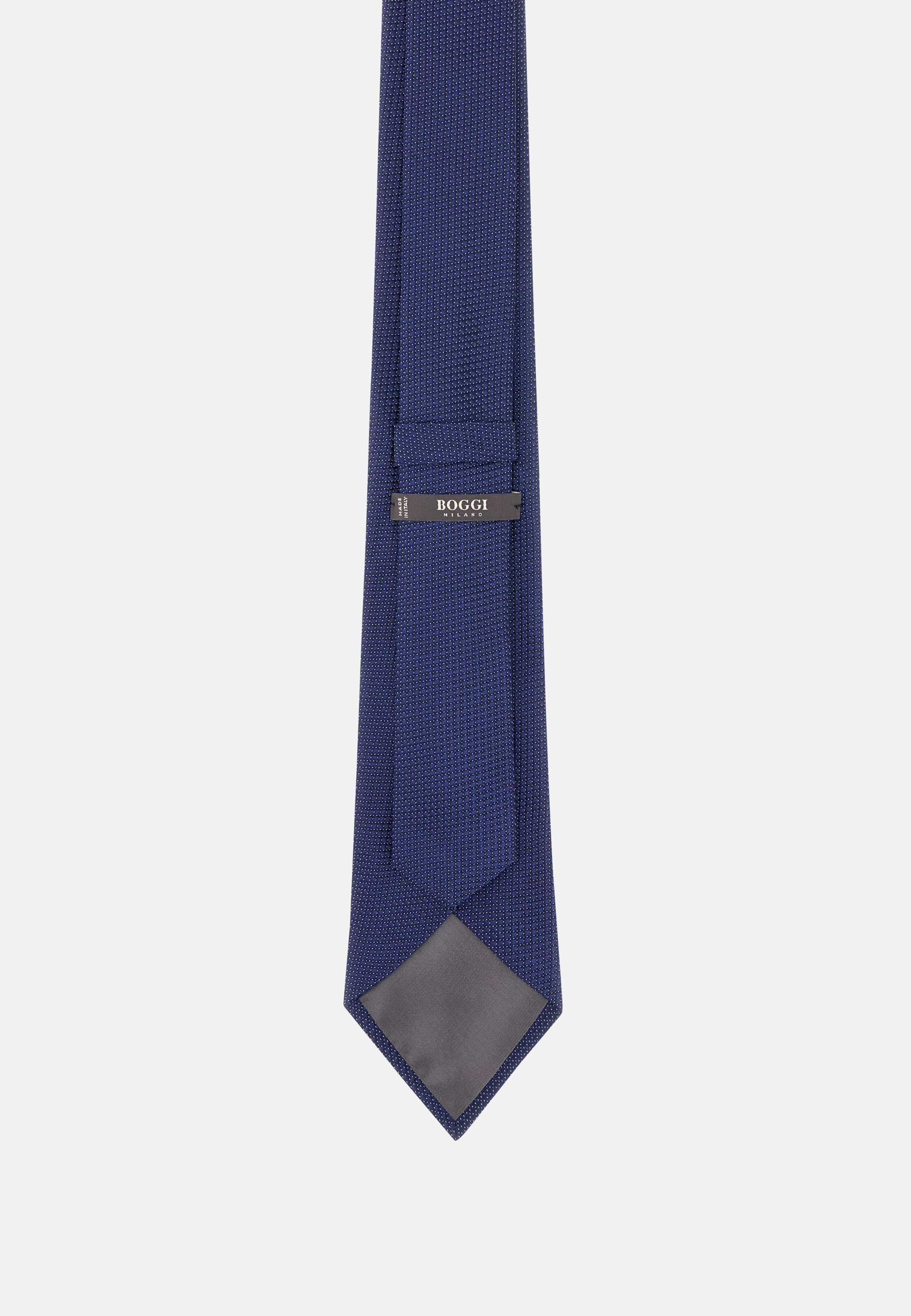 Men's Geometric Silk Formal Tie | Boggi Milano
