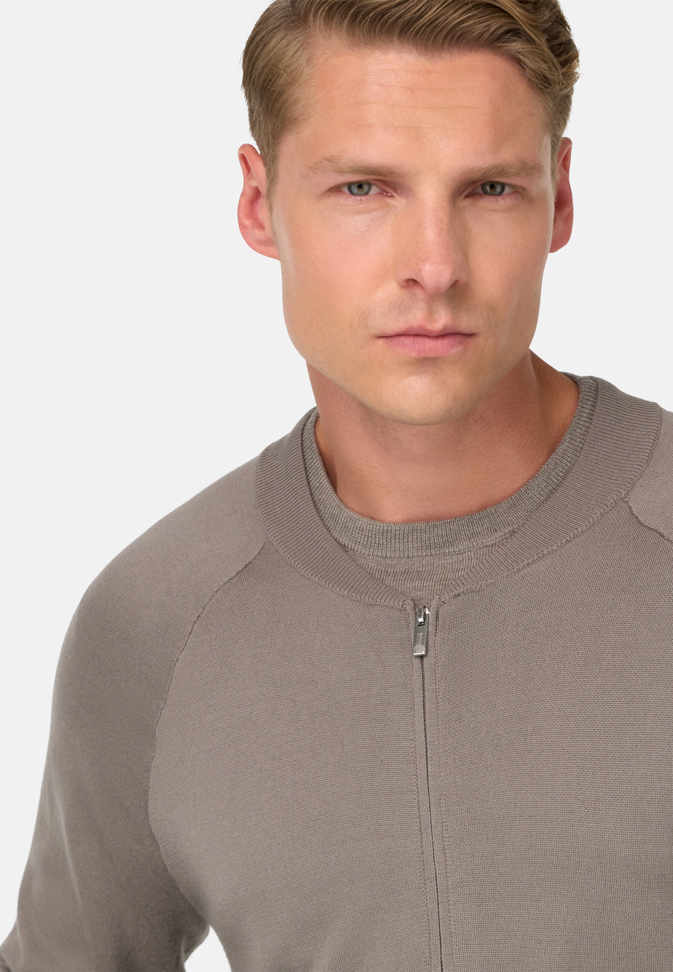 Men's Merino Wool Bomber Jacket | Boggi Milano