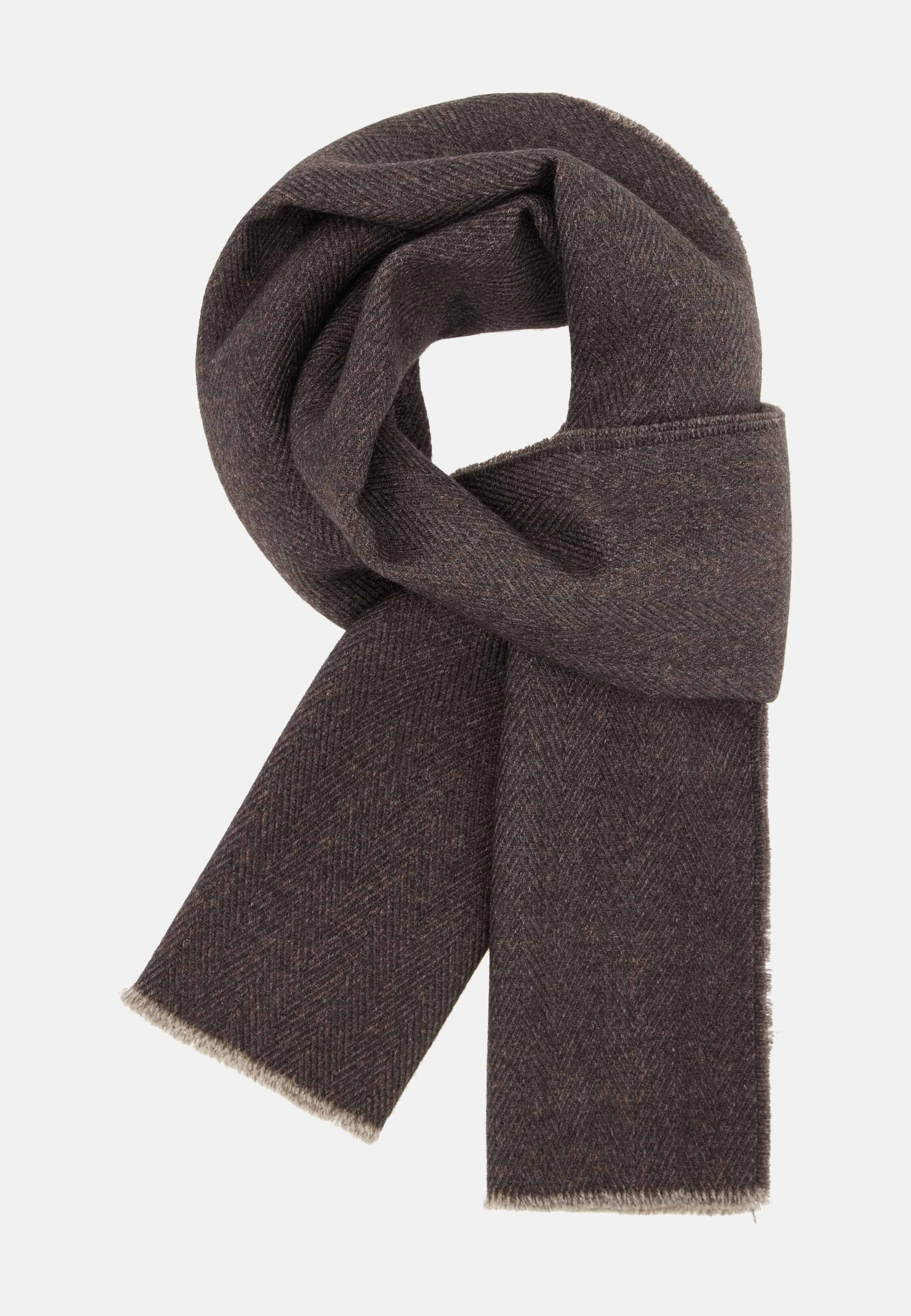 Men's Chevronne Double Print Scarf | Boggi Milano