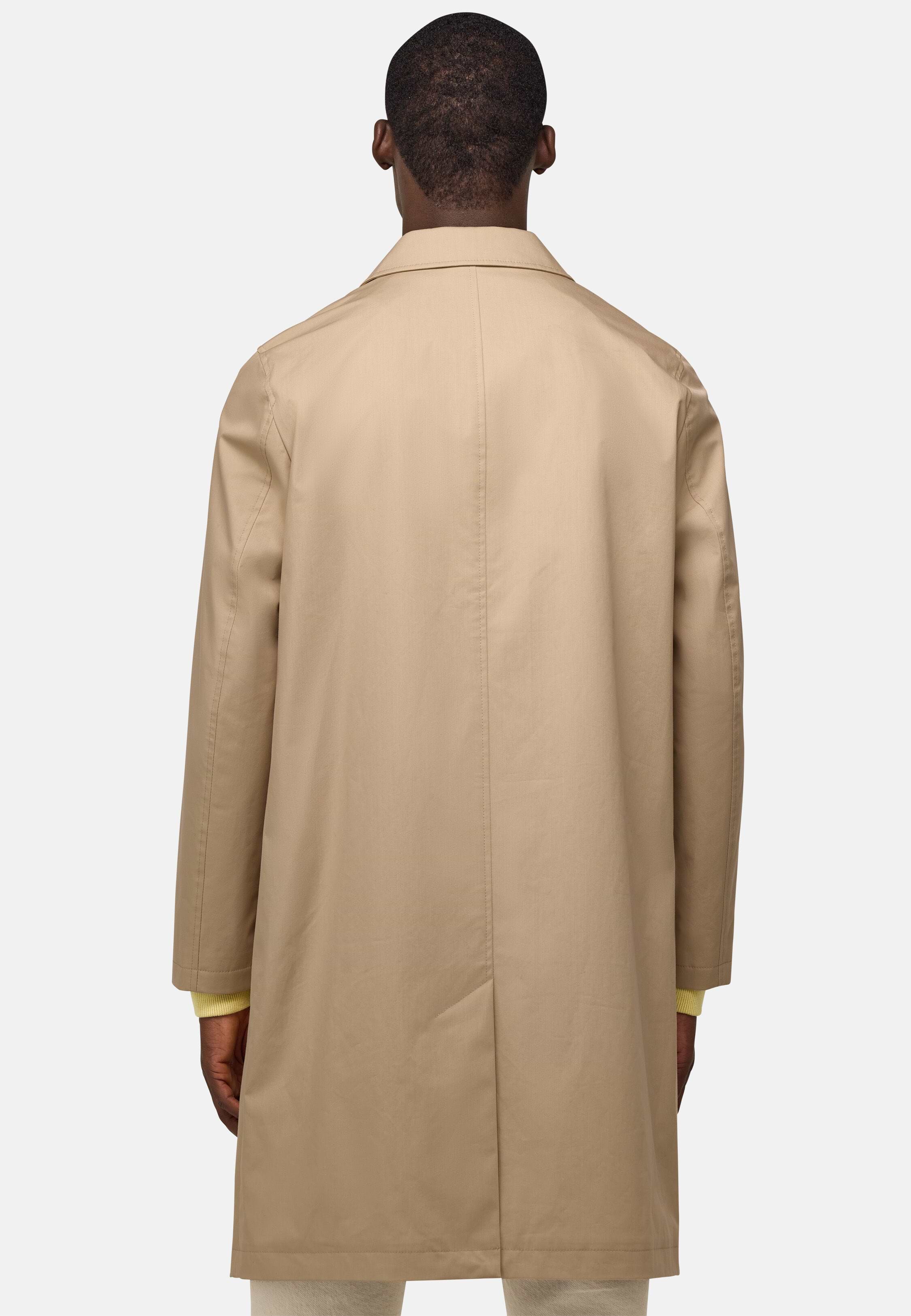 Men's Technical Cotton Pea Coat | Boggi Milano