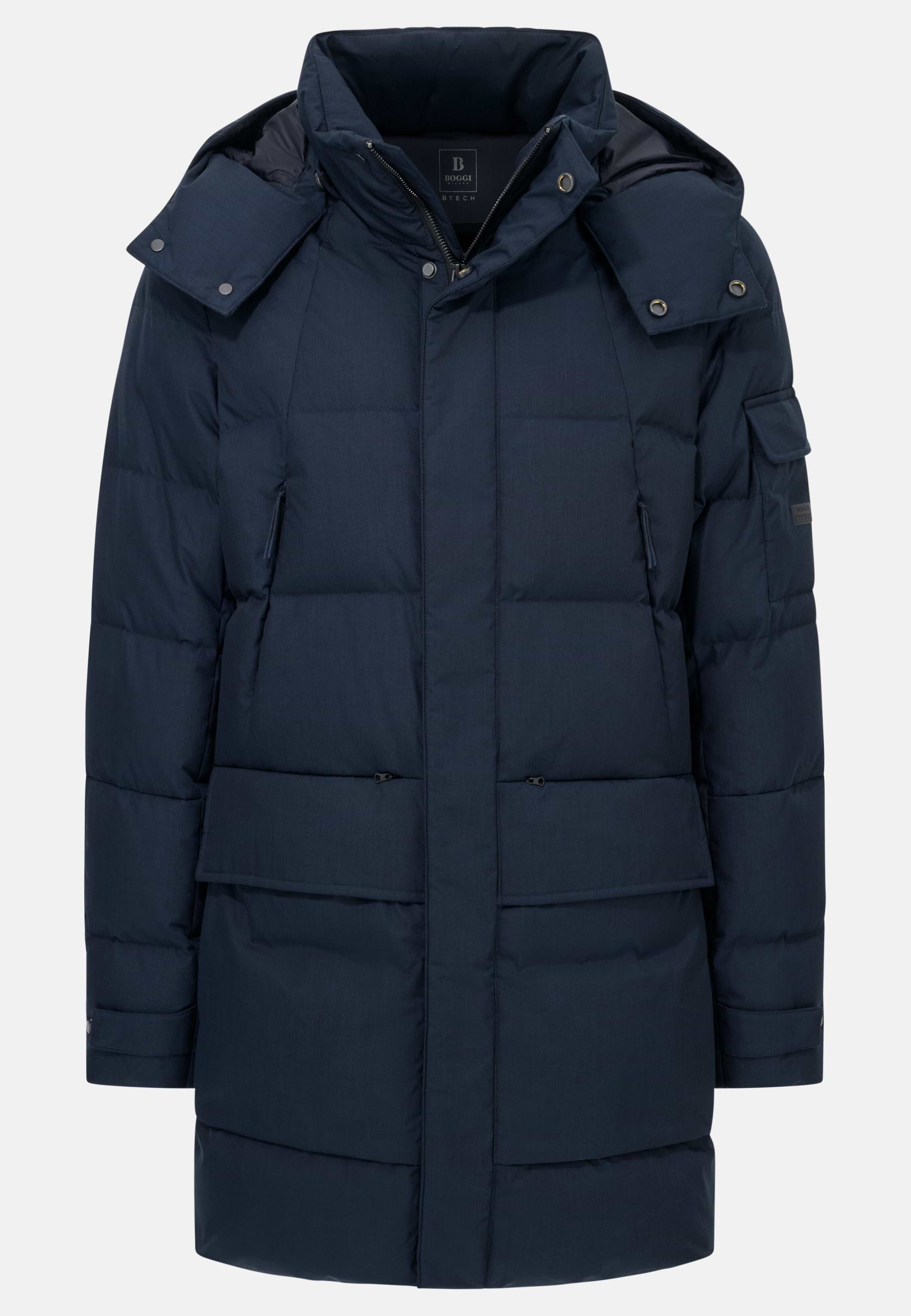Men's B Tech Technical Parka With Goose Down | Boggi Milano