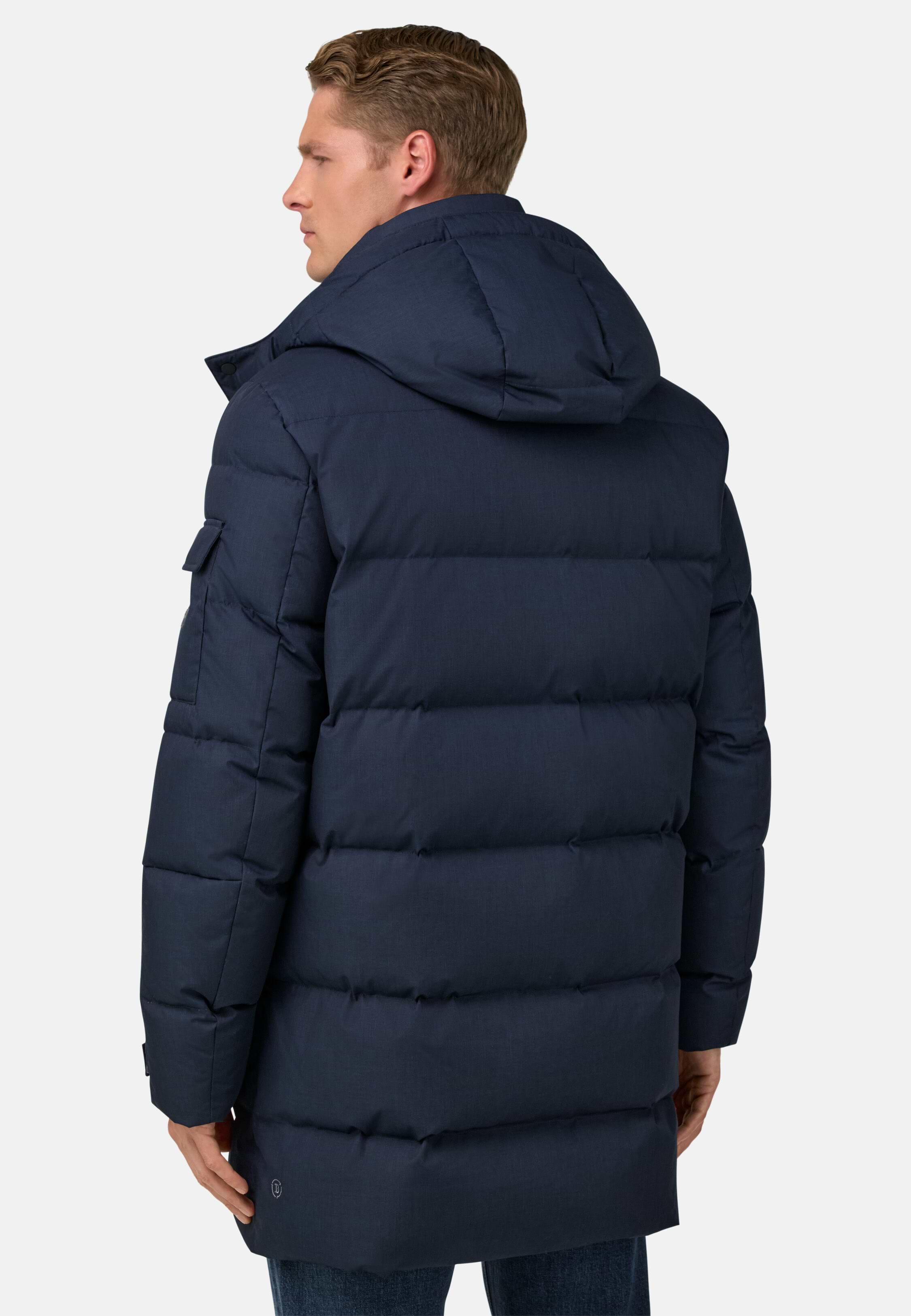 Men's B Tech Technical Parka With Goose Down | Boggi Milano