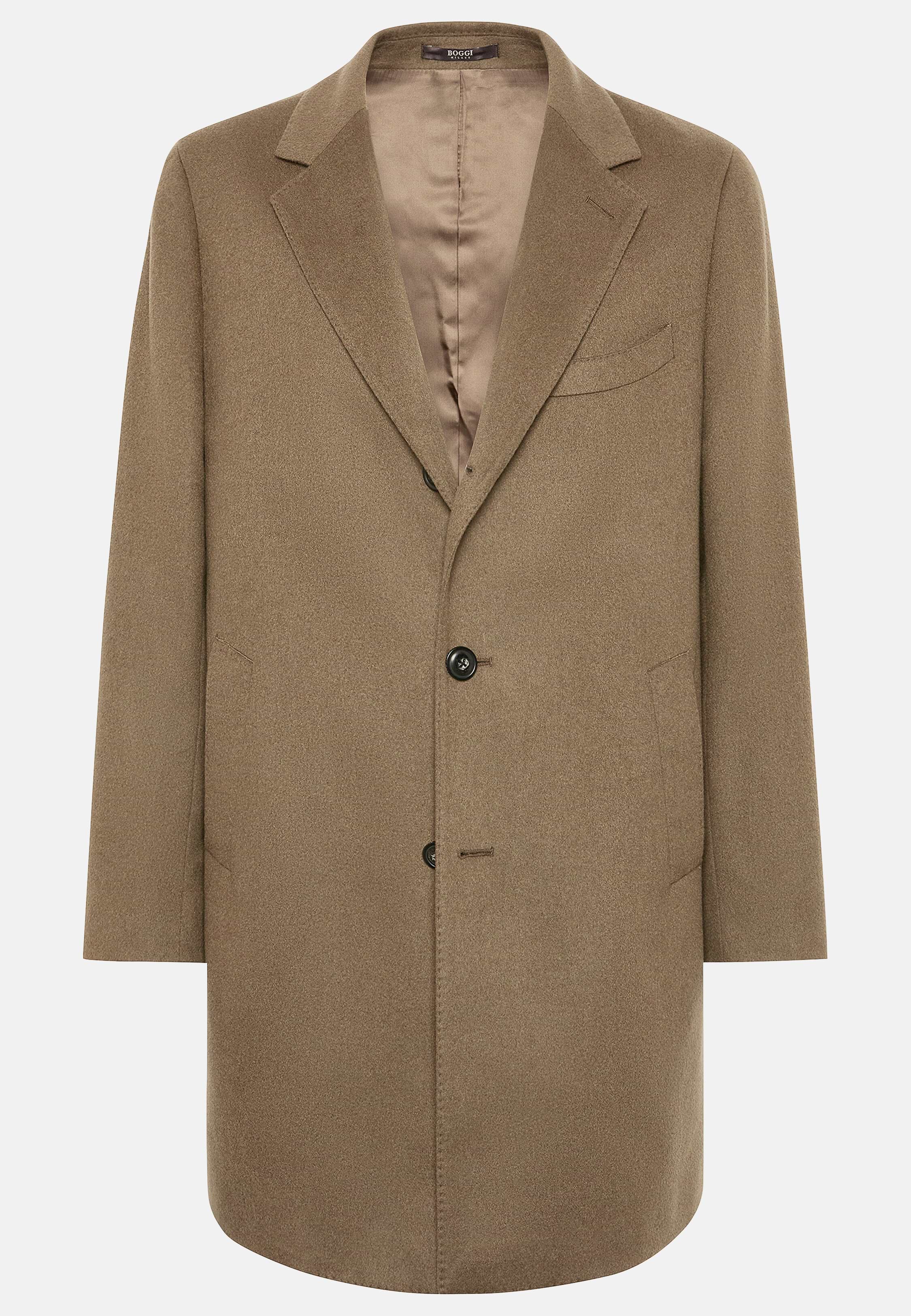 Cappotto In Puro Cashmere Monopetto Uomo | Boggi Milano