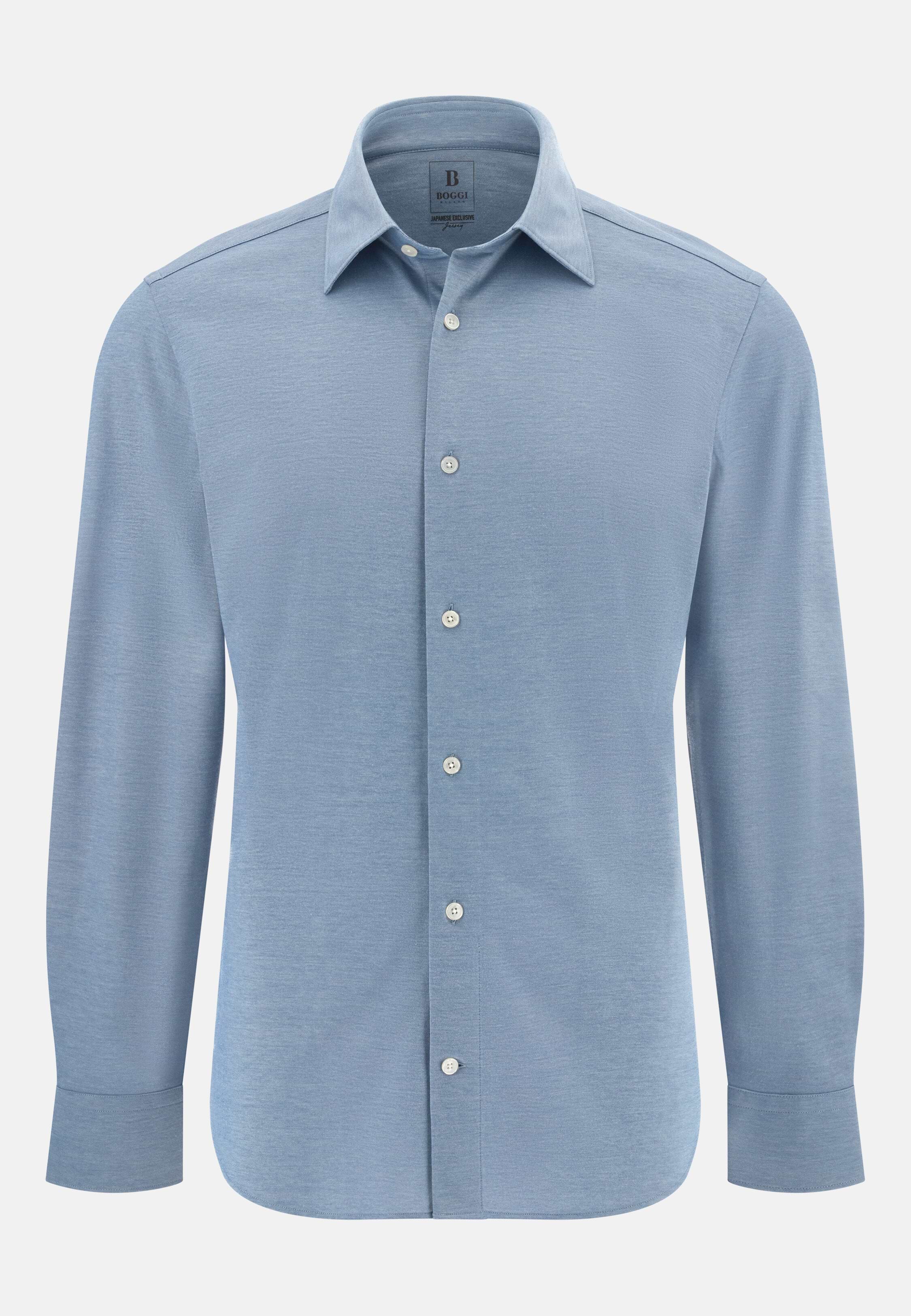 Men's Regular Fit Japanese Jersey Polo Shirt | Boggi Milano