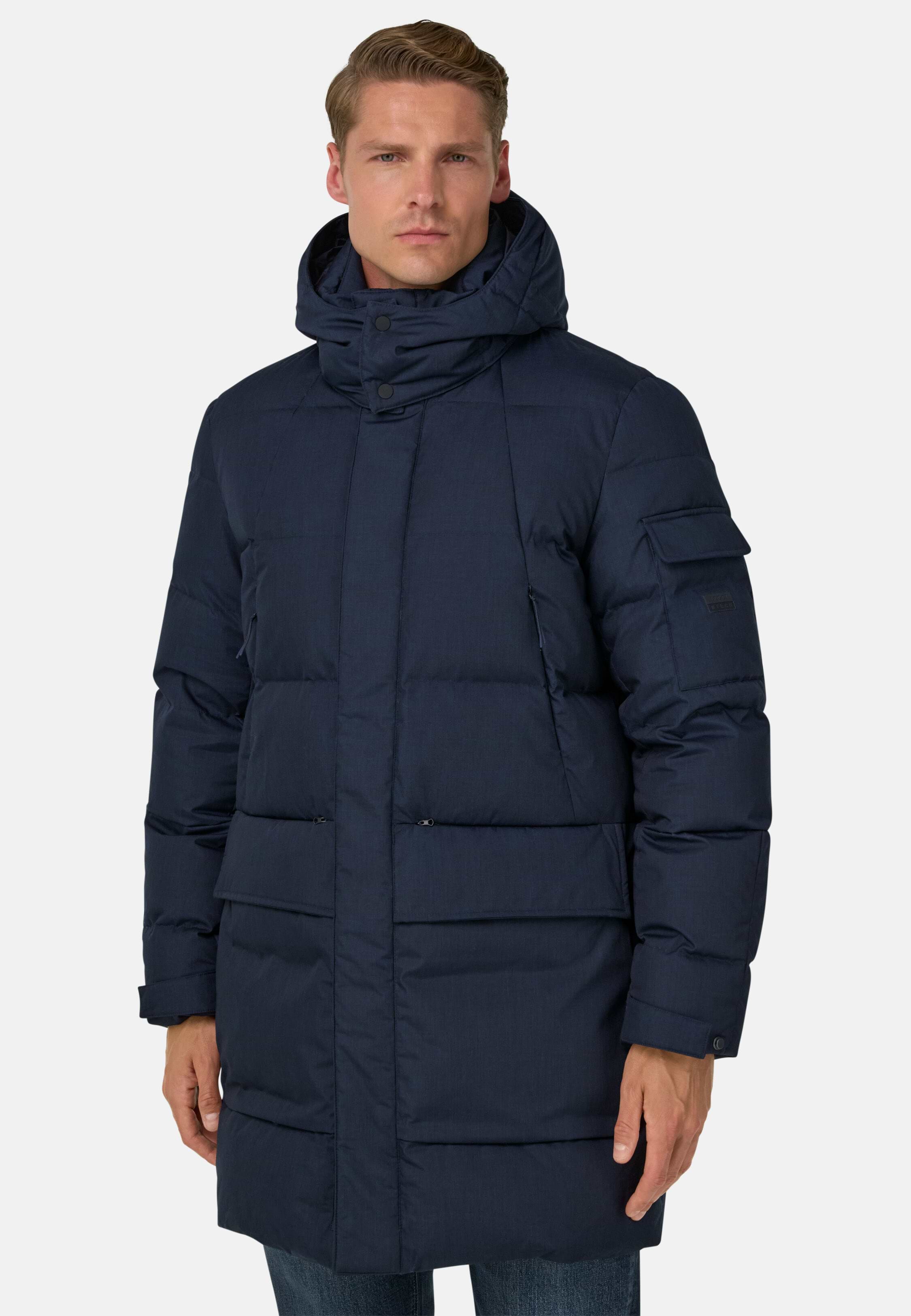 Men's B Tech Technical Parka With Goose Down | Boggi Milano