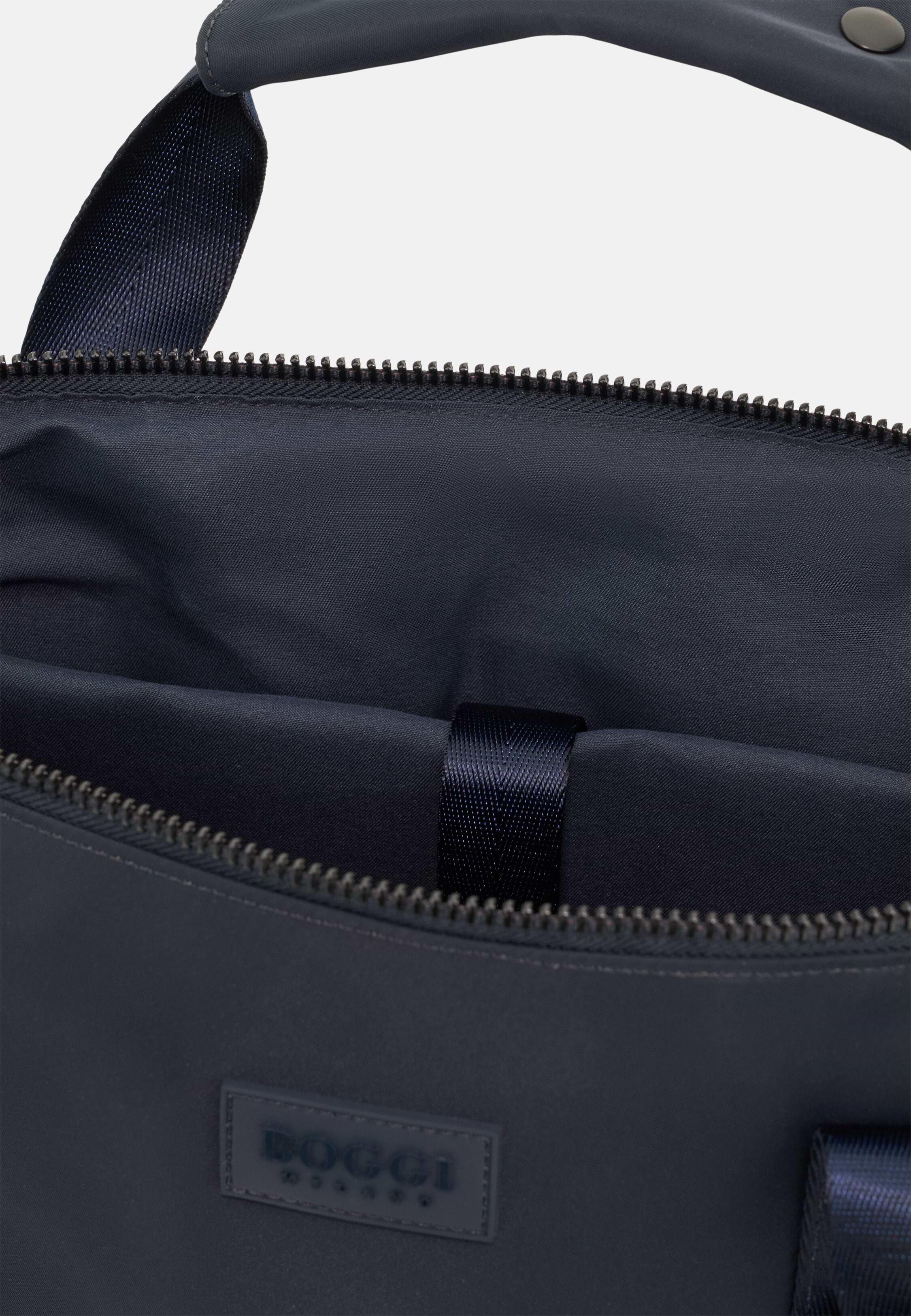 Men's Technical Fabric 3way Bag, Navy blue | Boggi Milano