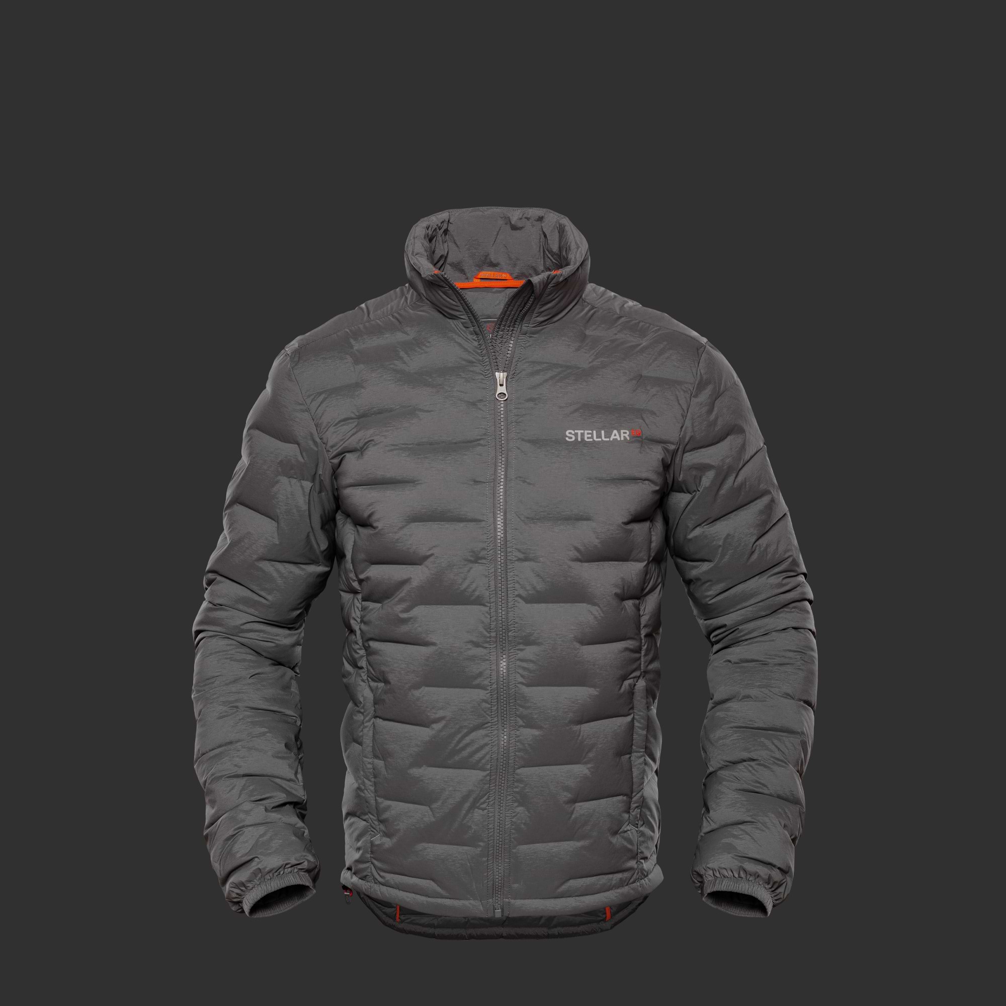 Men's Stretch Down Jacket | Dk Grey | Stellar Equipment