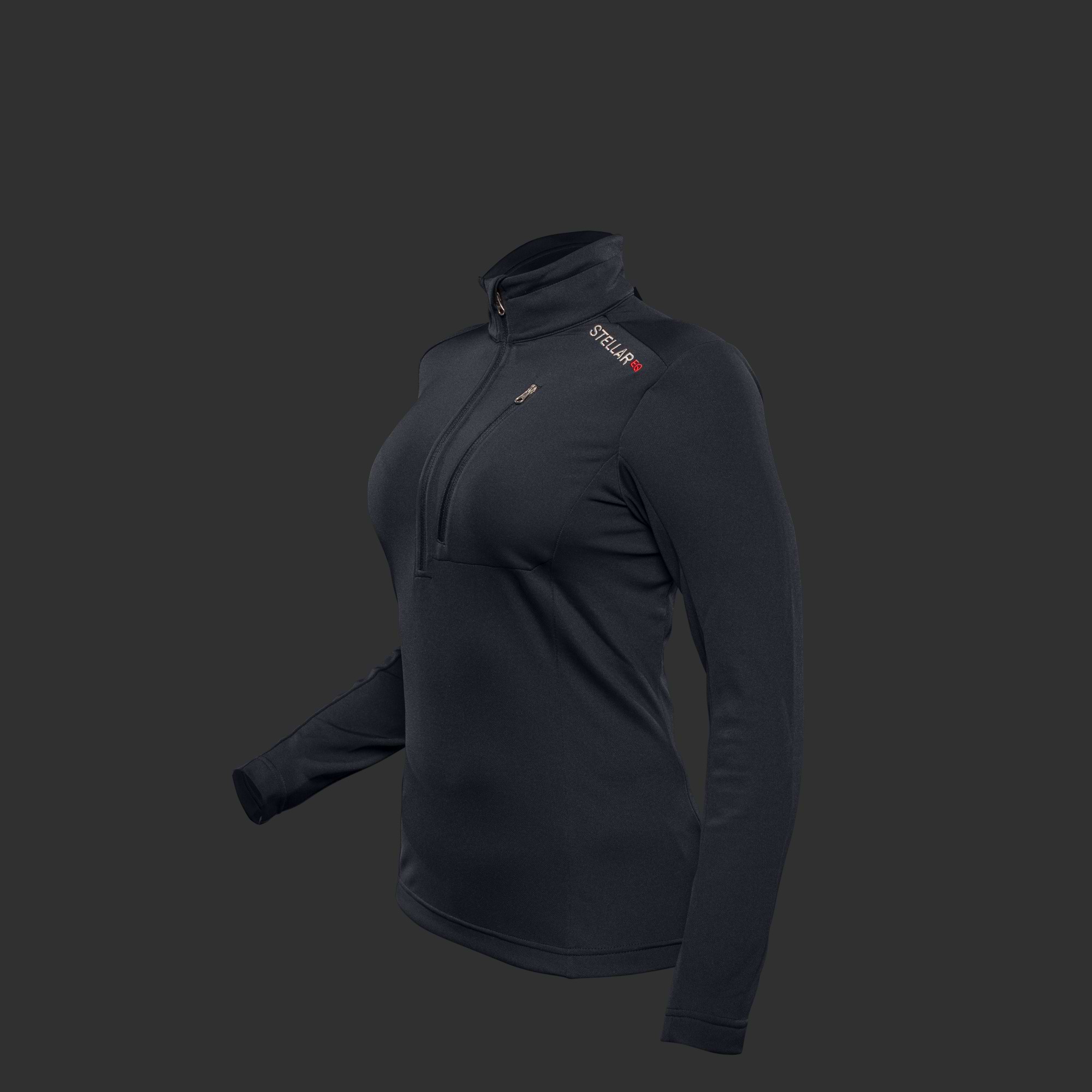 Women's Stellar Light Mid T-Neck | BluBlack | Stellar Equipment