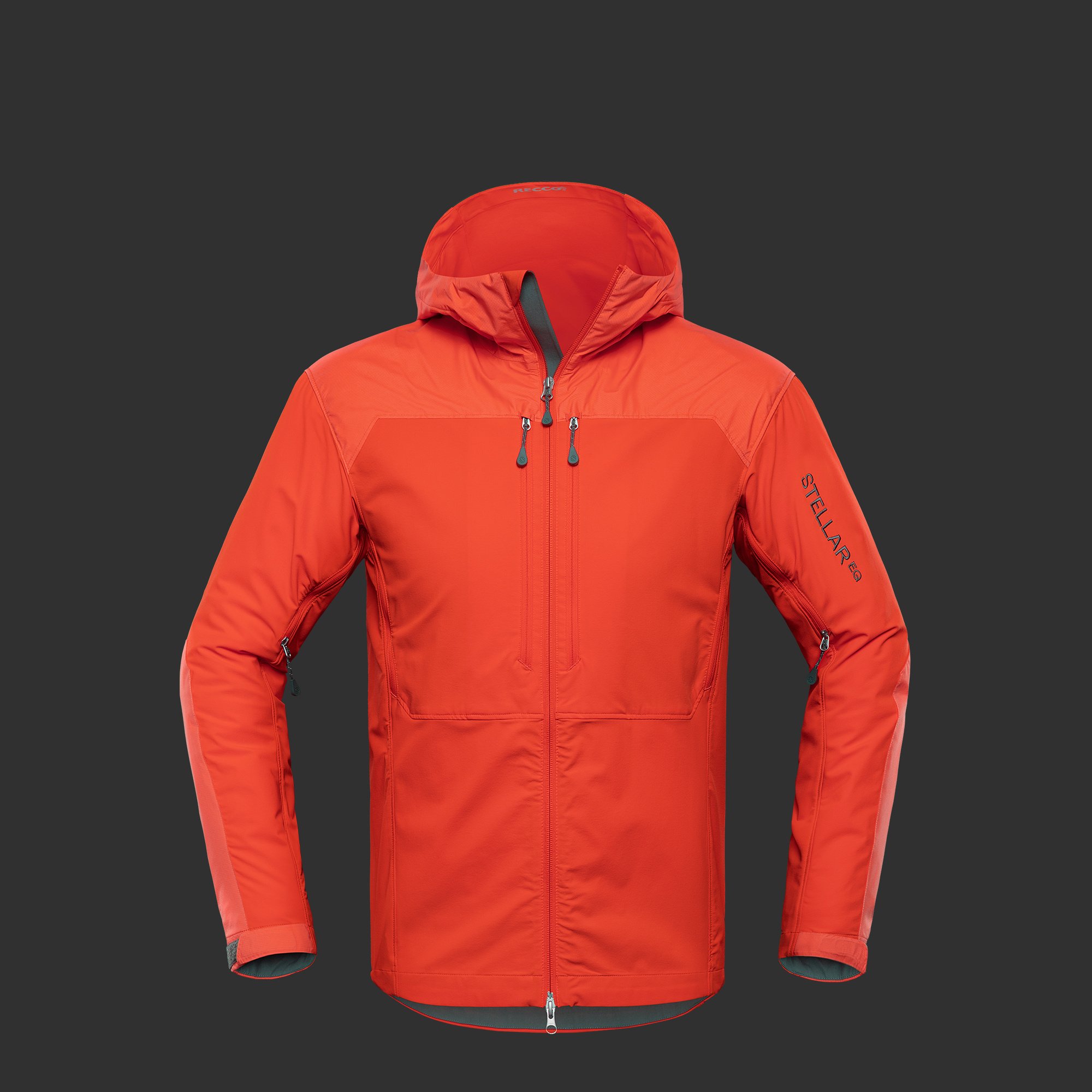 The Guide Shell Hybrid Jacket Orange | Stellar Equipment