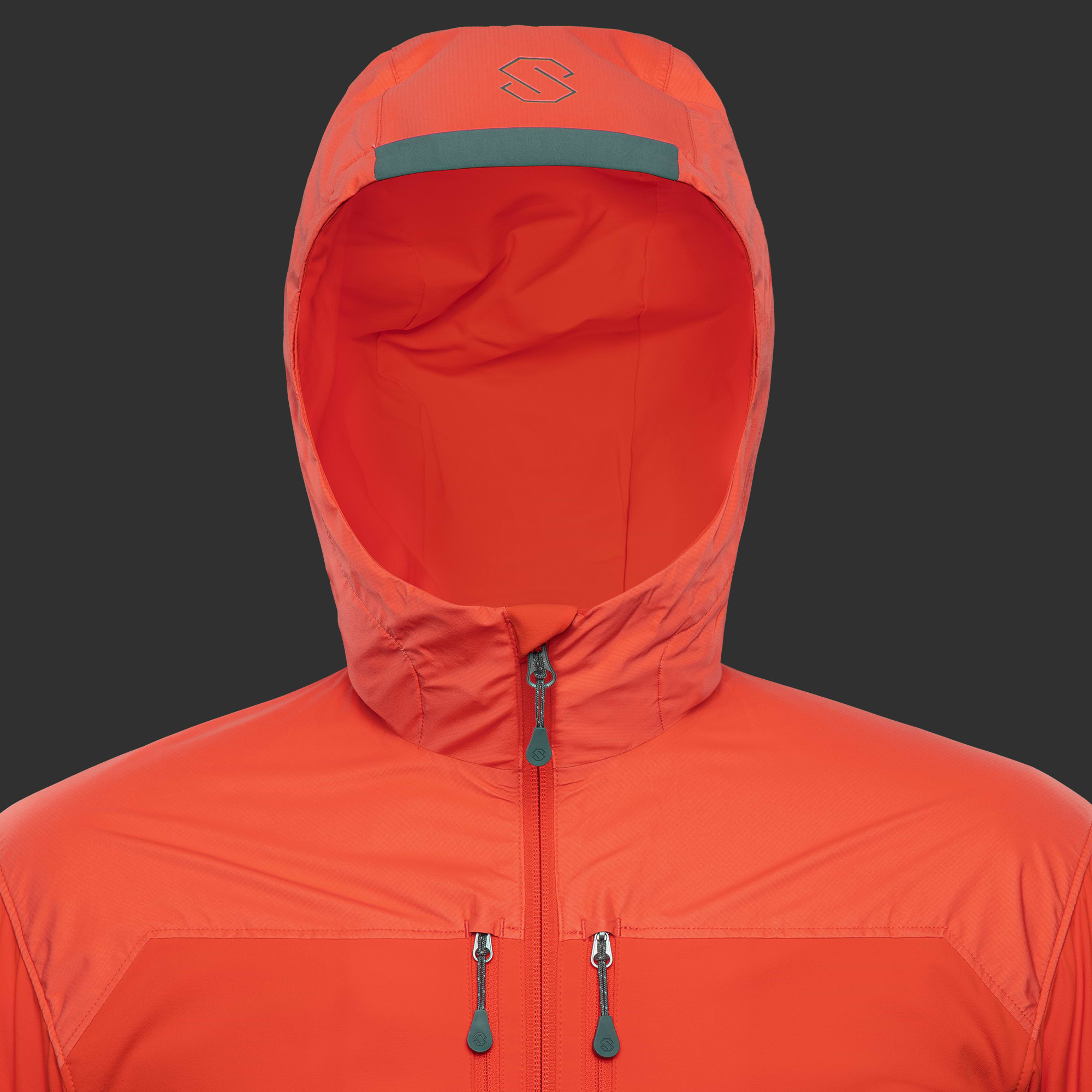 The Guide Shell Hybrid Jacket Orange | Stellar Equipment