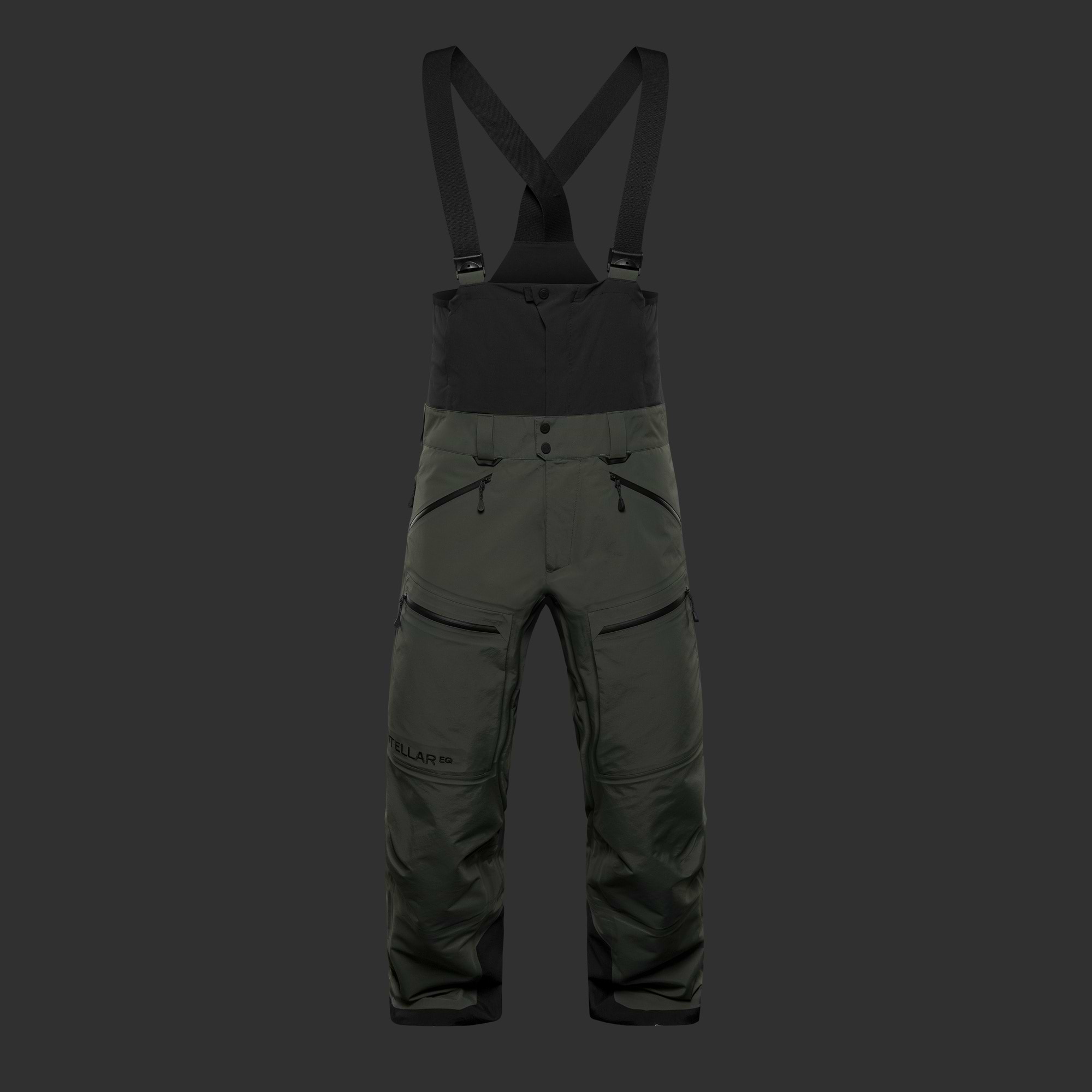 M Free Shell Bibs 2.5 Olive Green | Stellar Equipment