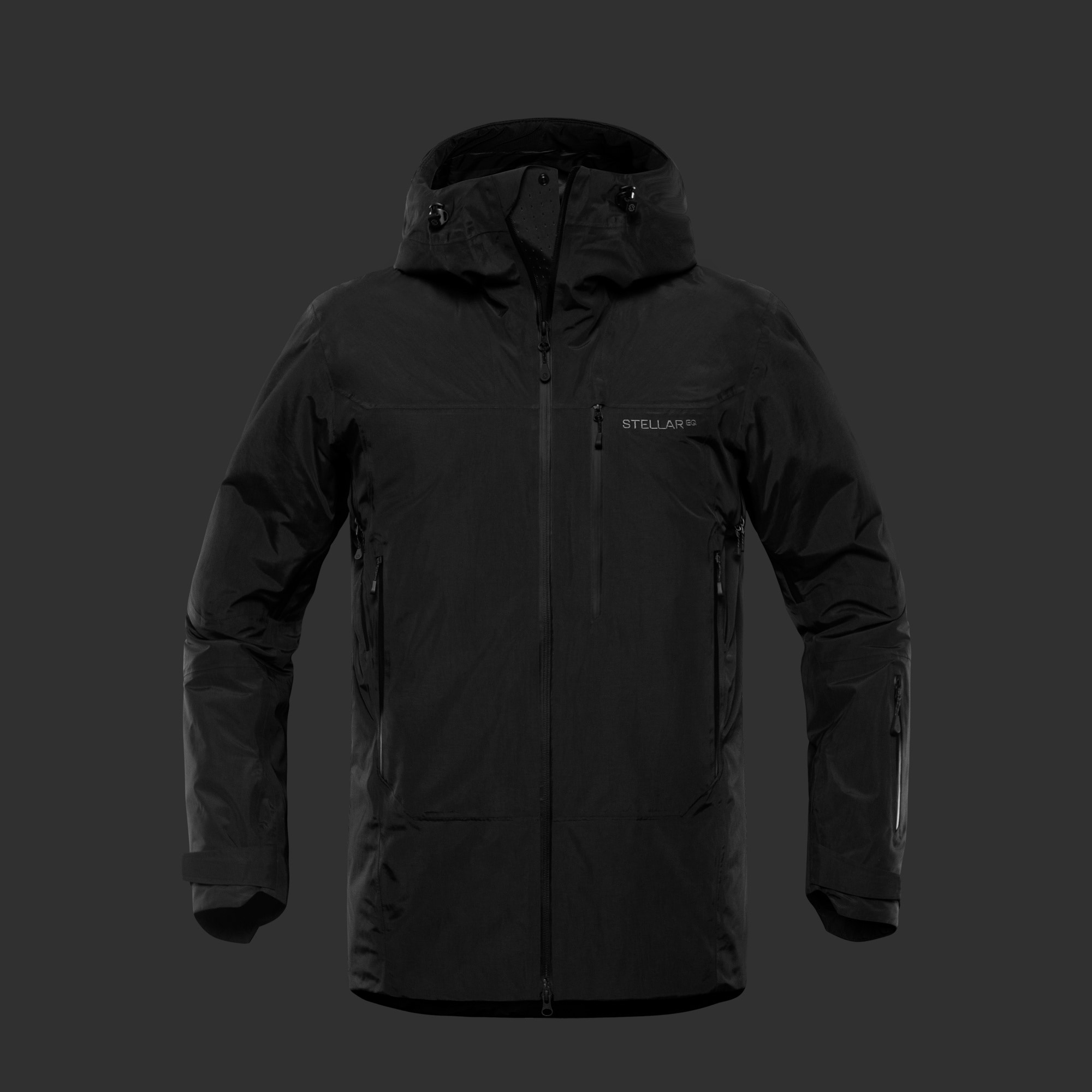 M Stellar Insulated Shell Jacket Black | Stellar Equipment