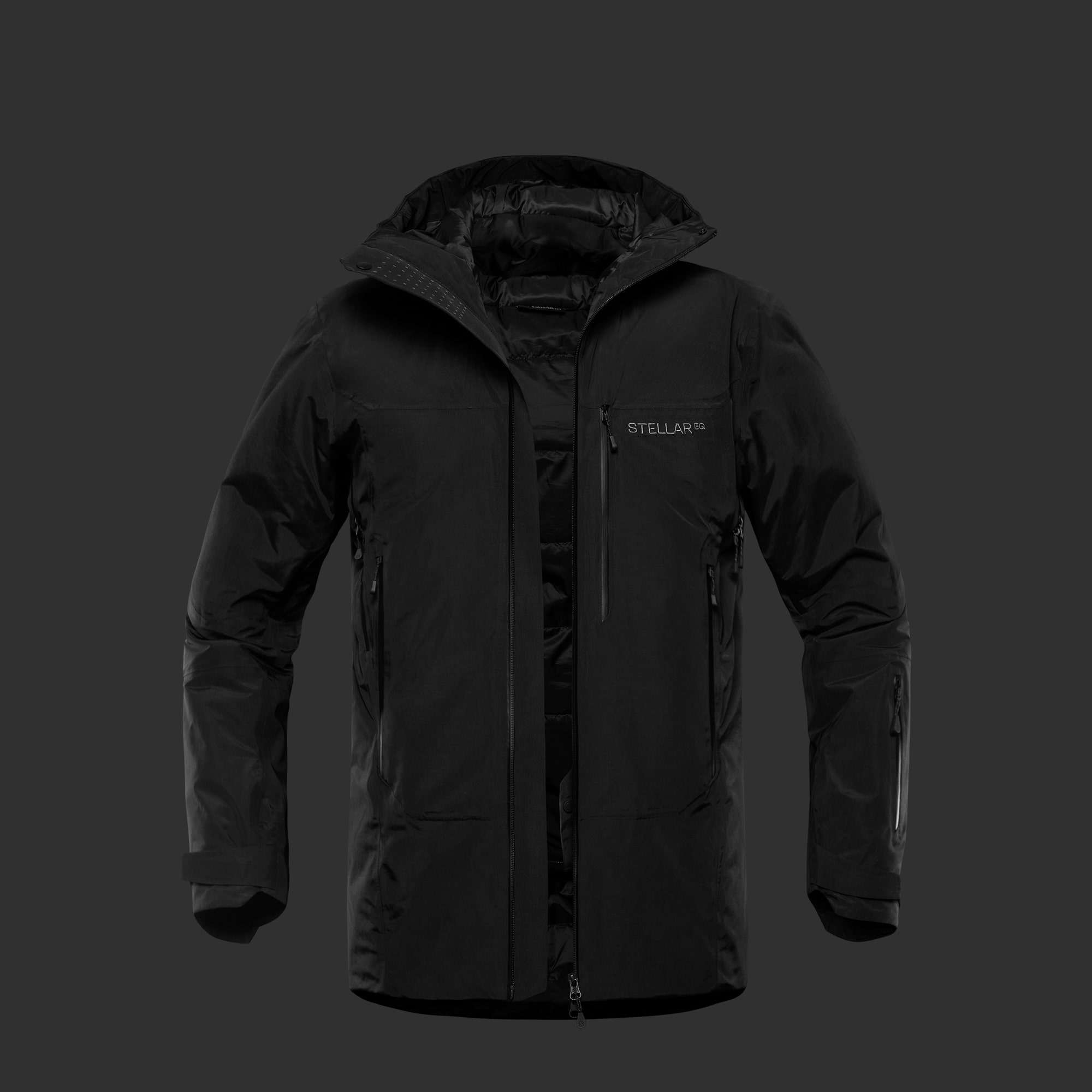 M Stellar Insulated Shell Jacket Black | Stellar Equipment