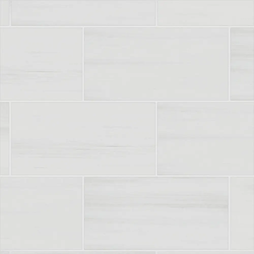 Dolomite White 12x24 Porcelain Matte Tile in iTileMosaic