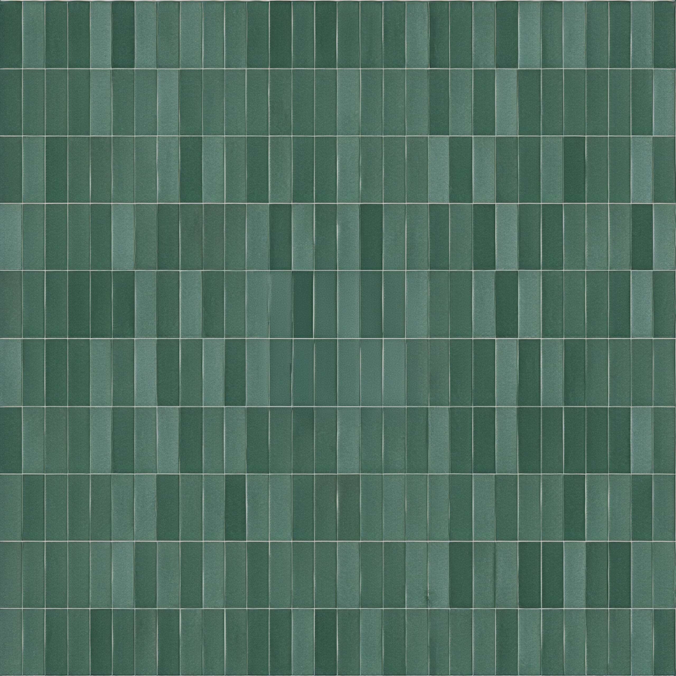Gradient Verde Subway Porcelain Tile Matte available in iTileMosaic