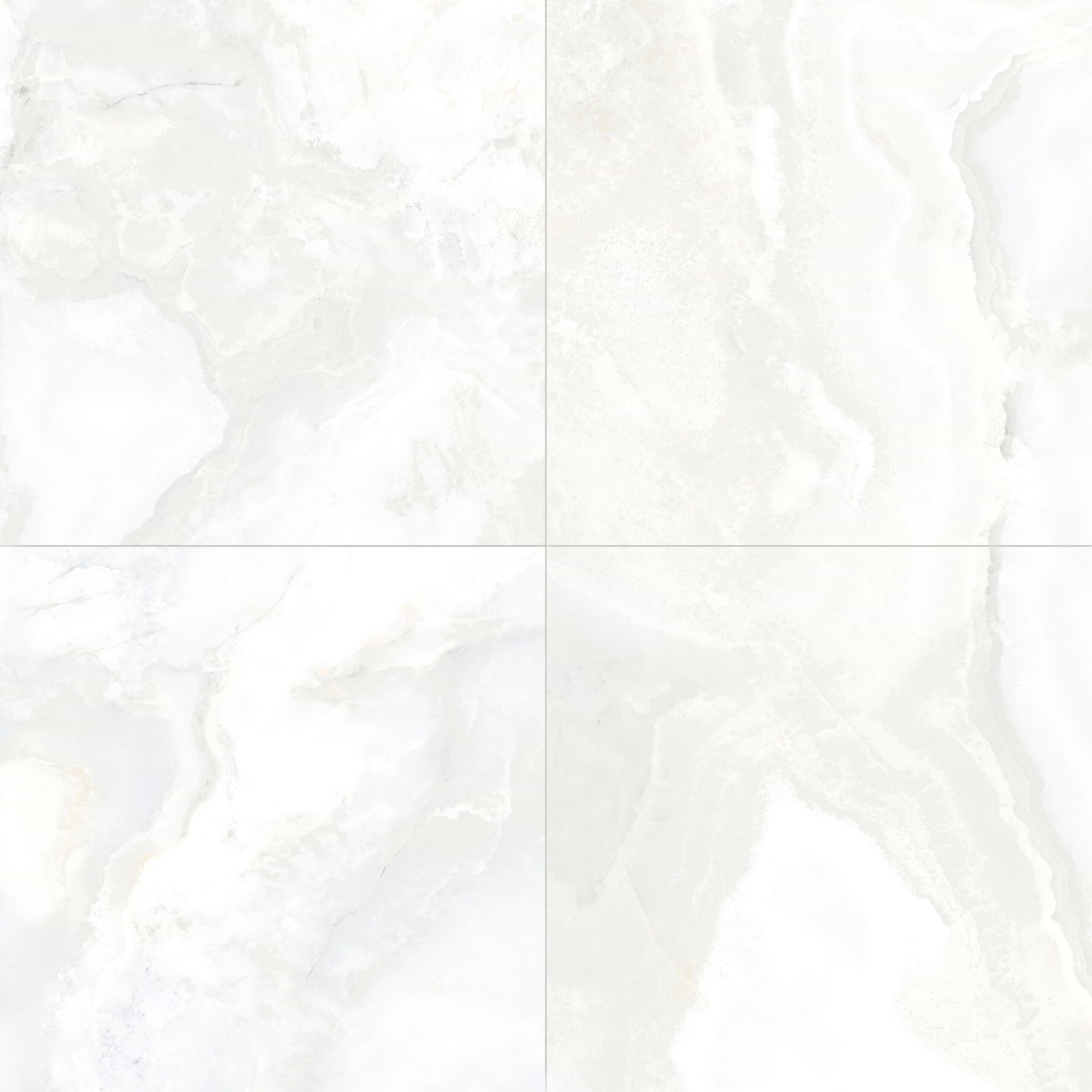 Jewel White 48X48 Polished Porcelain Tile available in iTileMosaic