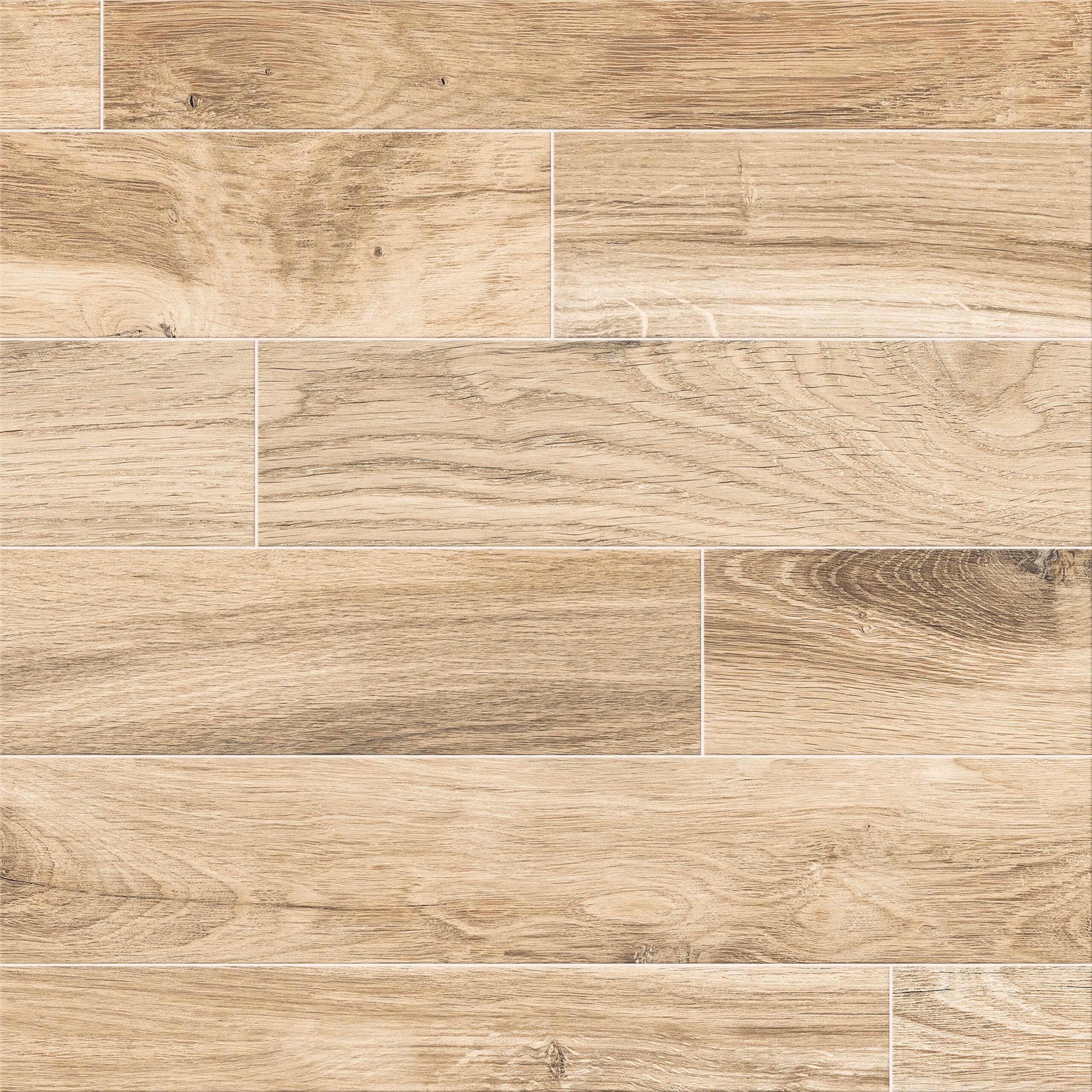 Roble Honey 10x60 Porcelain Tile available in iTileMosaic