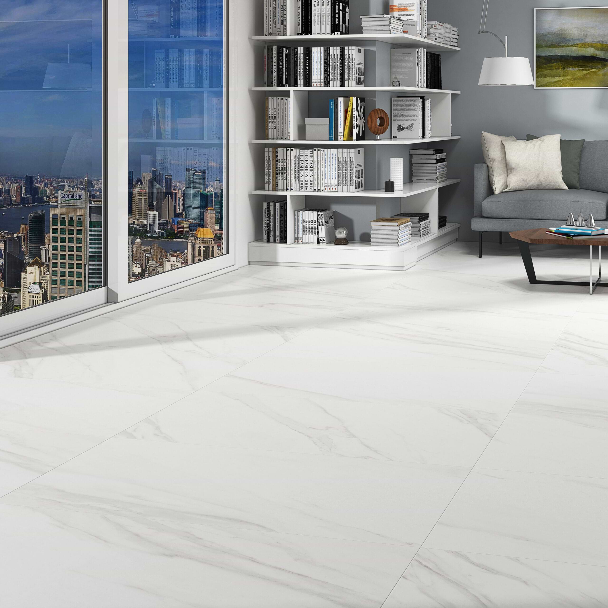 Calacatta Gold 30x60 Matte Porcelain Tile available in iTileMosaic