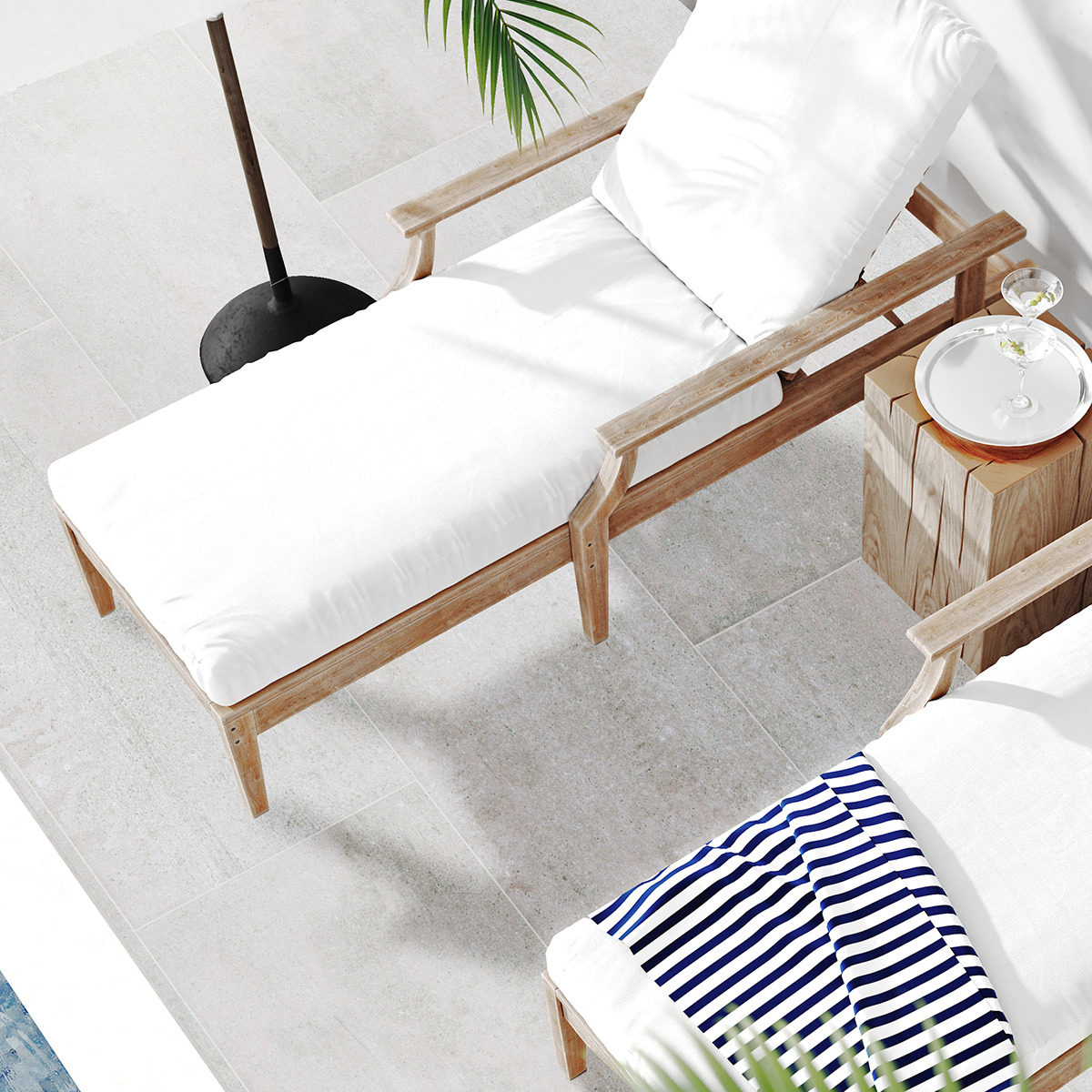 Granosa White 18x36 Porcelain Tile in iTileMosaic