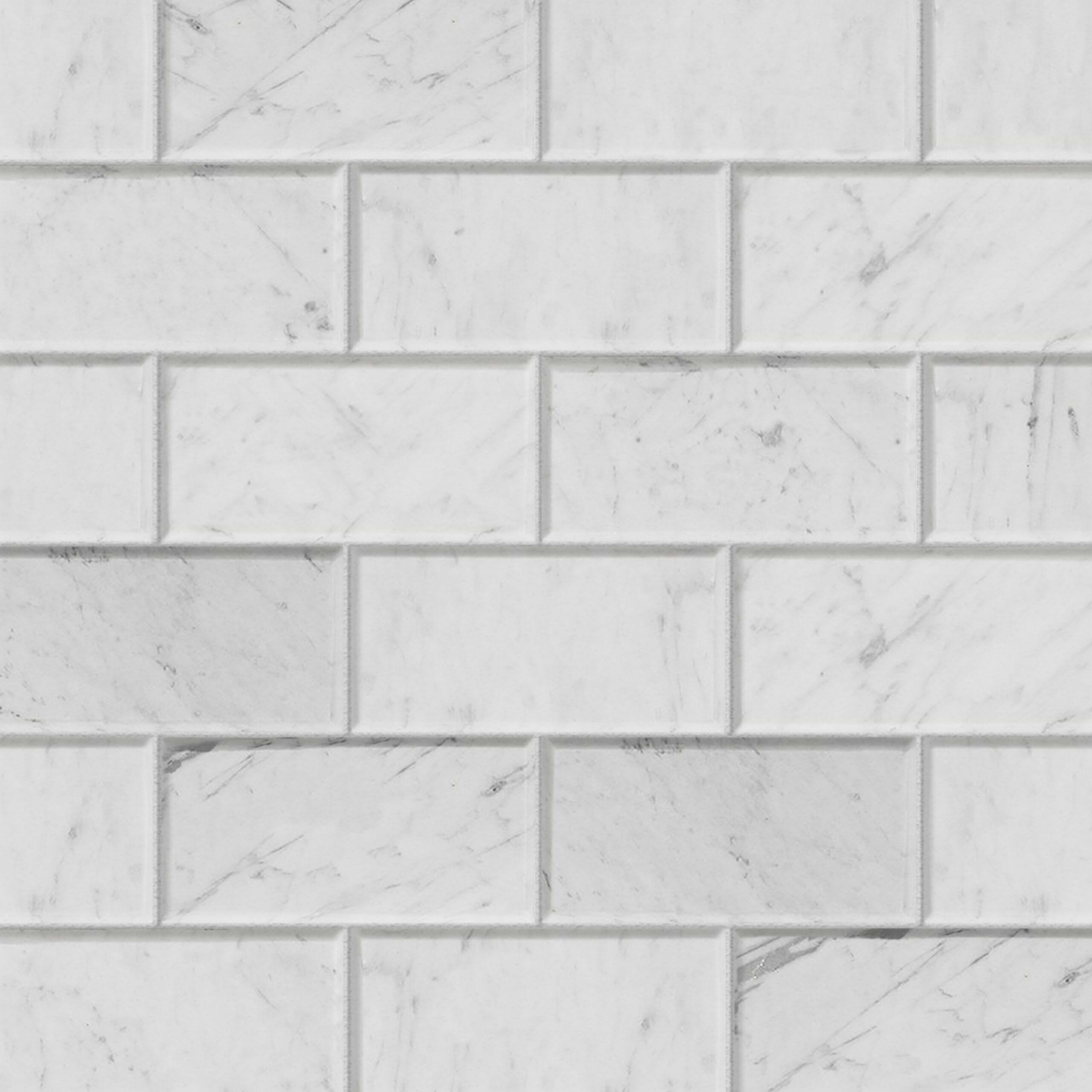 White Subway Tile Wall Texture Versaline 48 In. Alcove Wall Kit