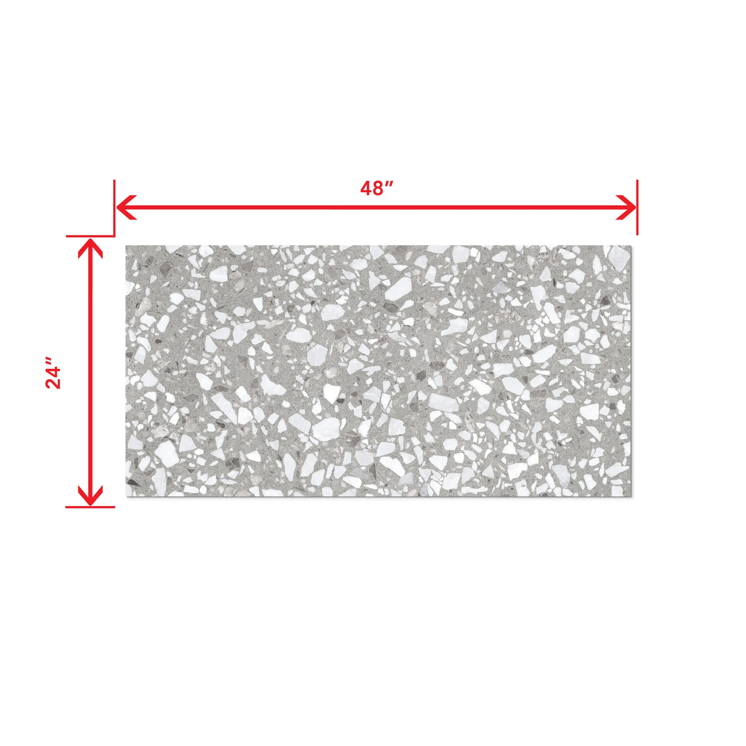 Terrazzo Murano 24x48 Matte Porcelain Tile - iTileMosaic