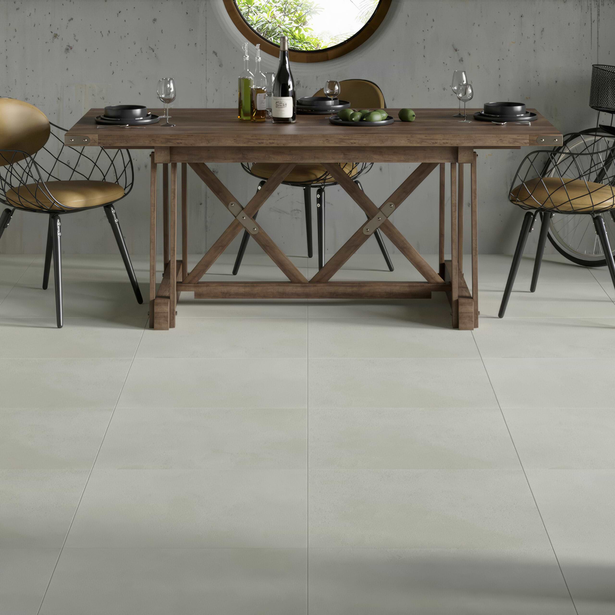 Cemente Beige 24x24 Porcelain Matte Tile Tile in iTileMosaic