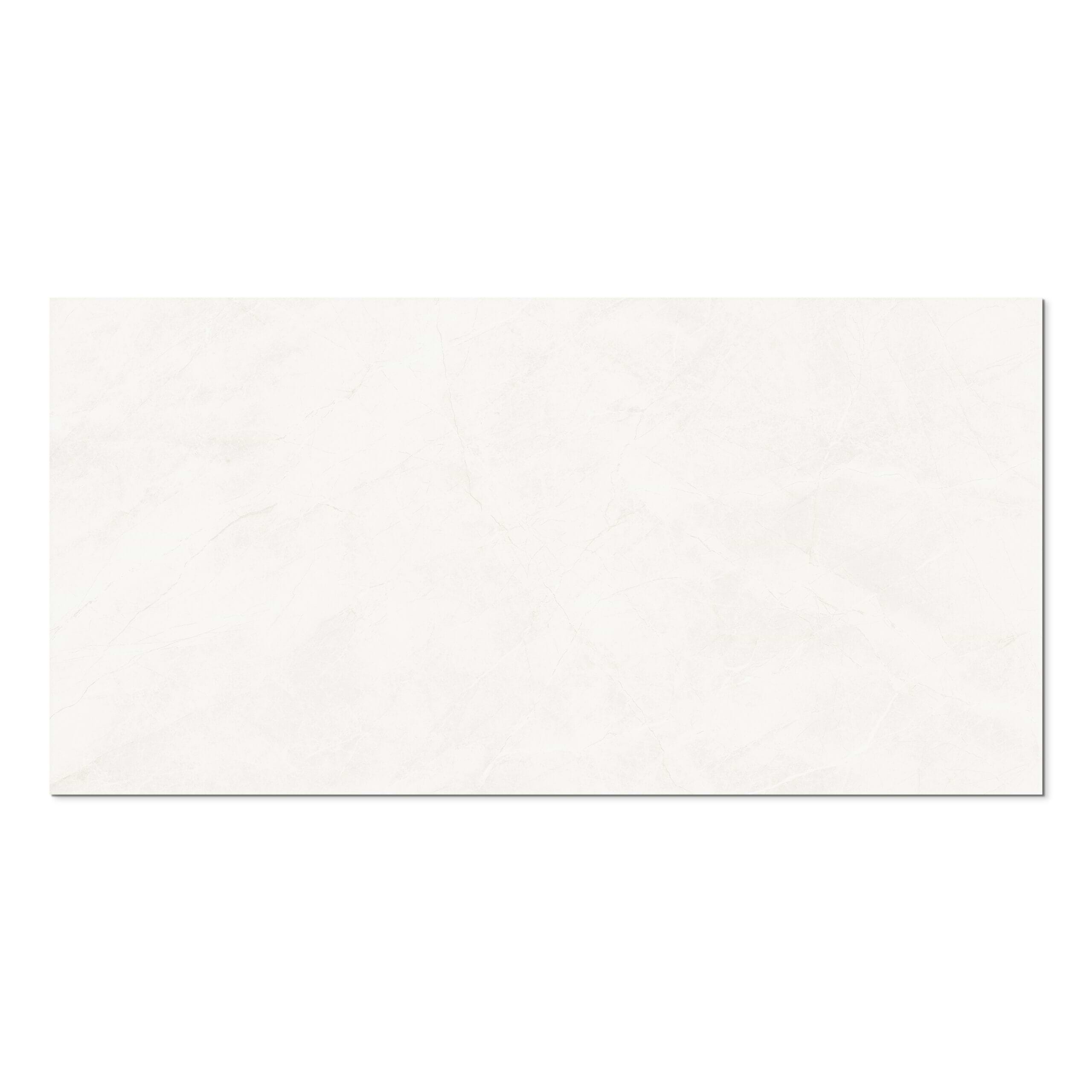 Curva Sun White 30x60 Polished Porcelain Tile | iTileMosaic