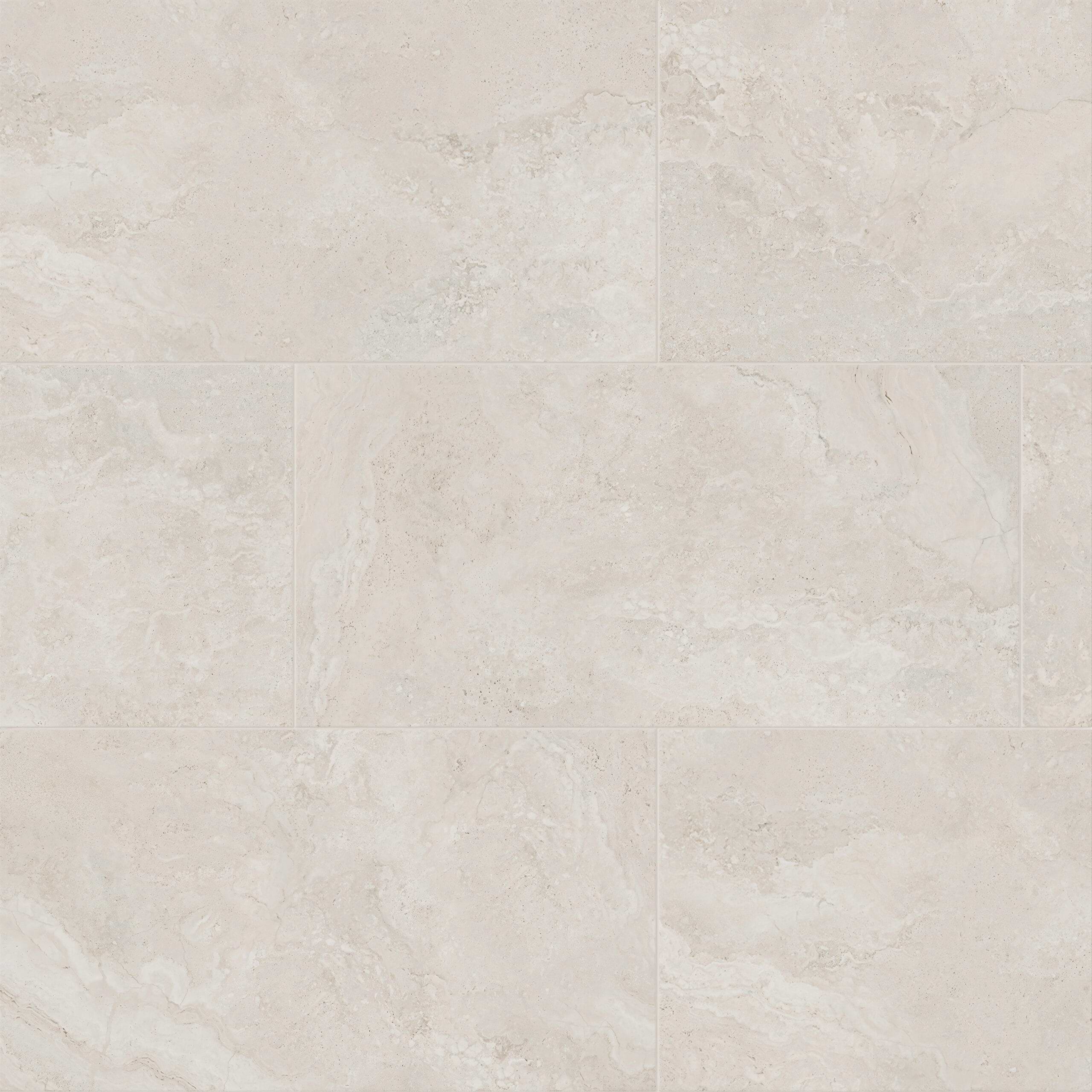 Elementi White 12x24 Porcelain Tile in iTileMosaic